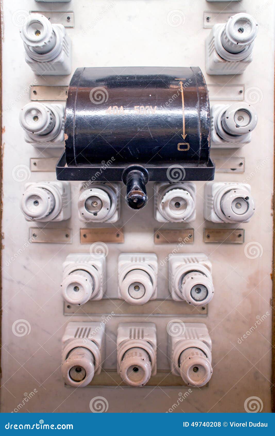 Main switch stock photo. Image of fusebox, switchgear - 49740208