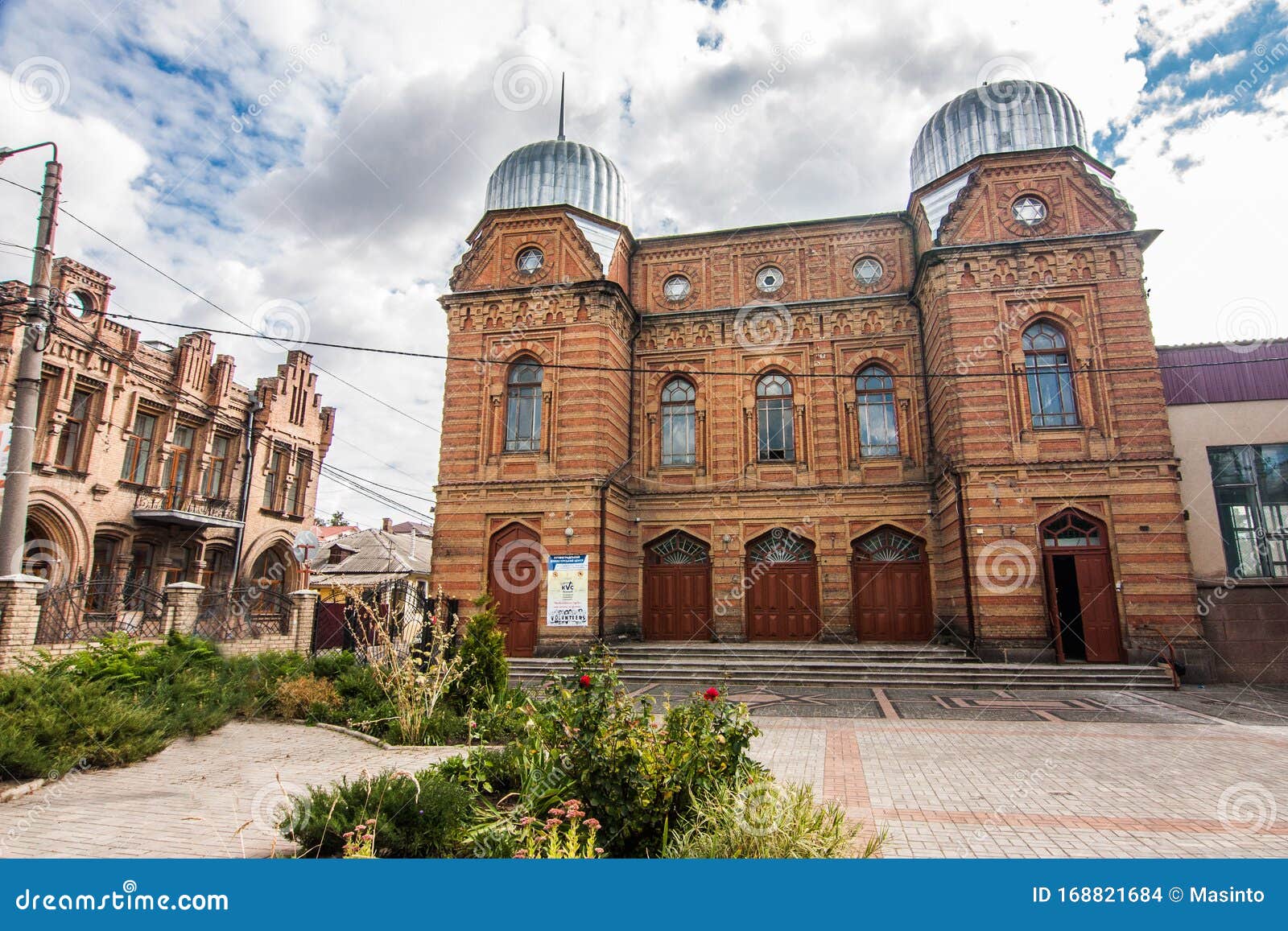 Main Synagogue in Moroccan Style Stock Photo - Image of building ...