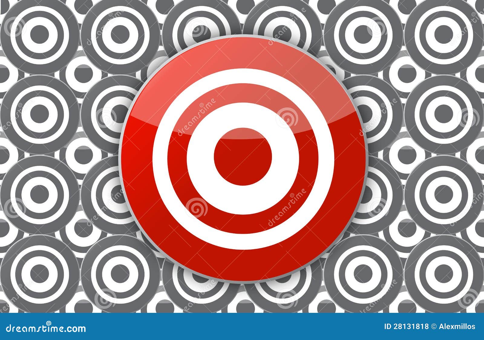 Main target stock illustration. Illustration of playing - 28131818