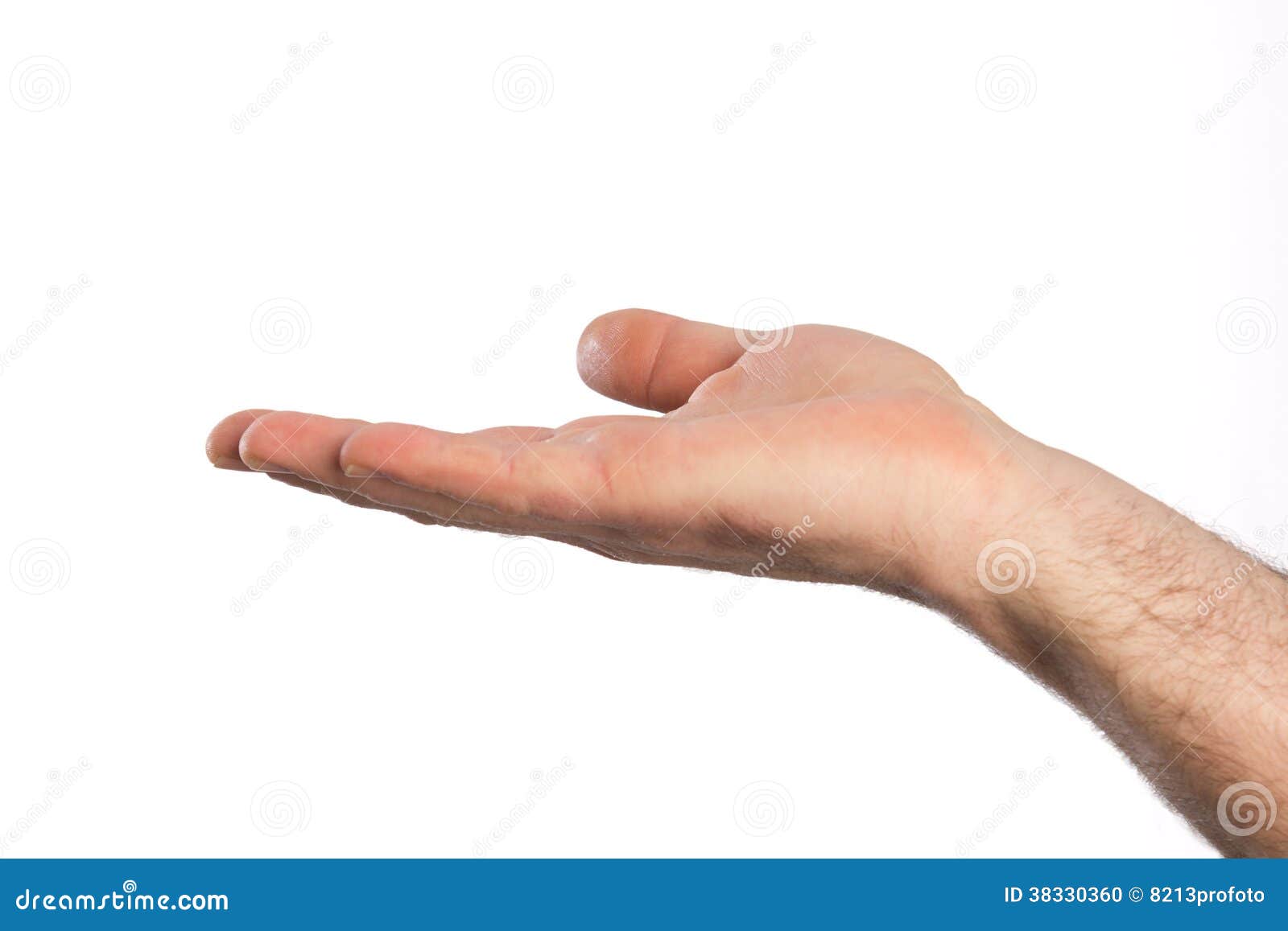 Main Tendue D'isolement Dans Le Fond Photo stock - Image du prier, fond ...