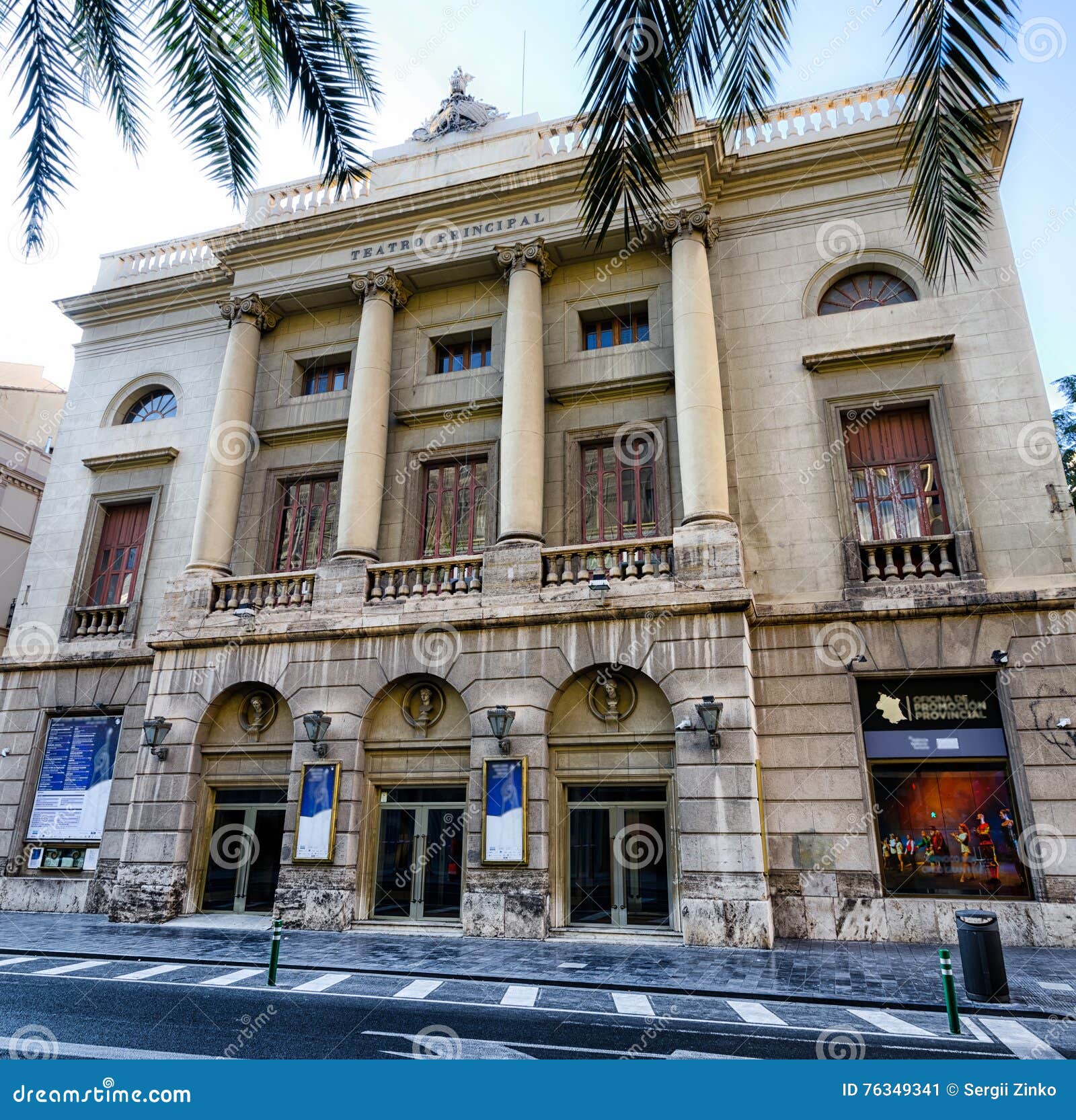 Main Theater Building in Valencia, Spain Editorial Photo - Image of ...