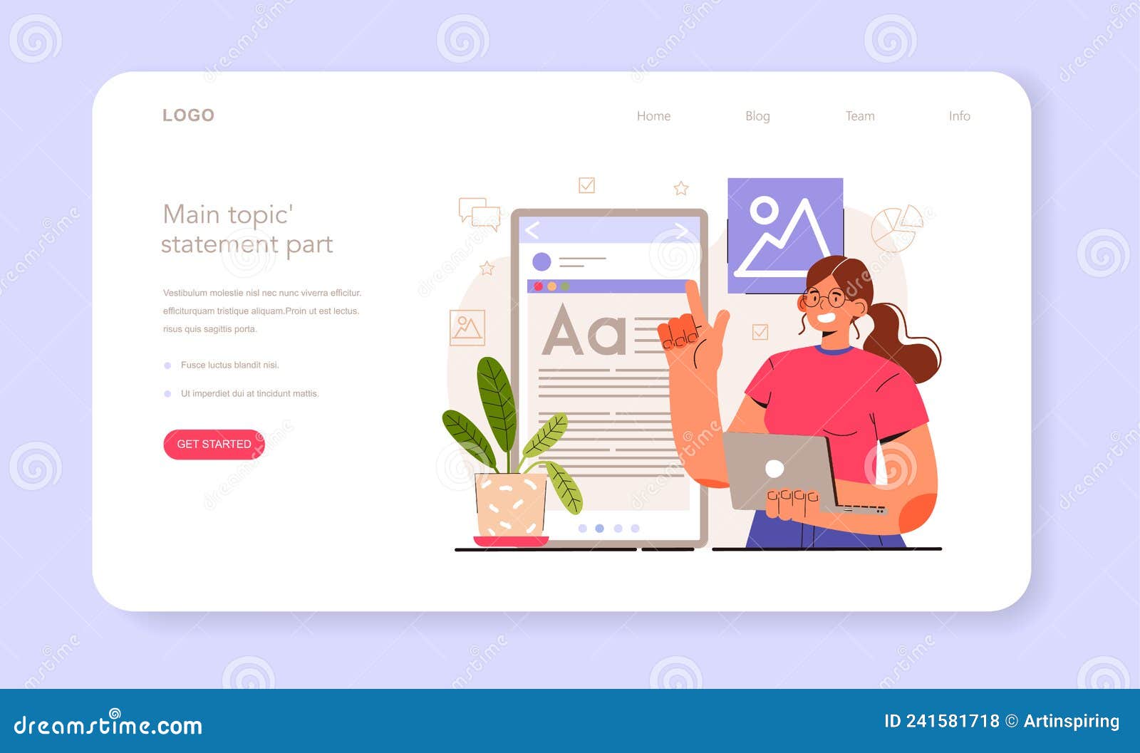 Main Topic Statement Part. Social Media Content Manager Guidance Stock ...
