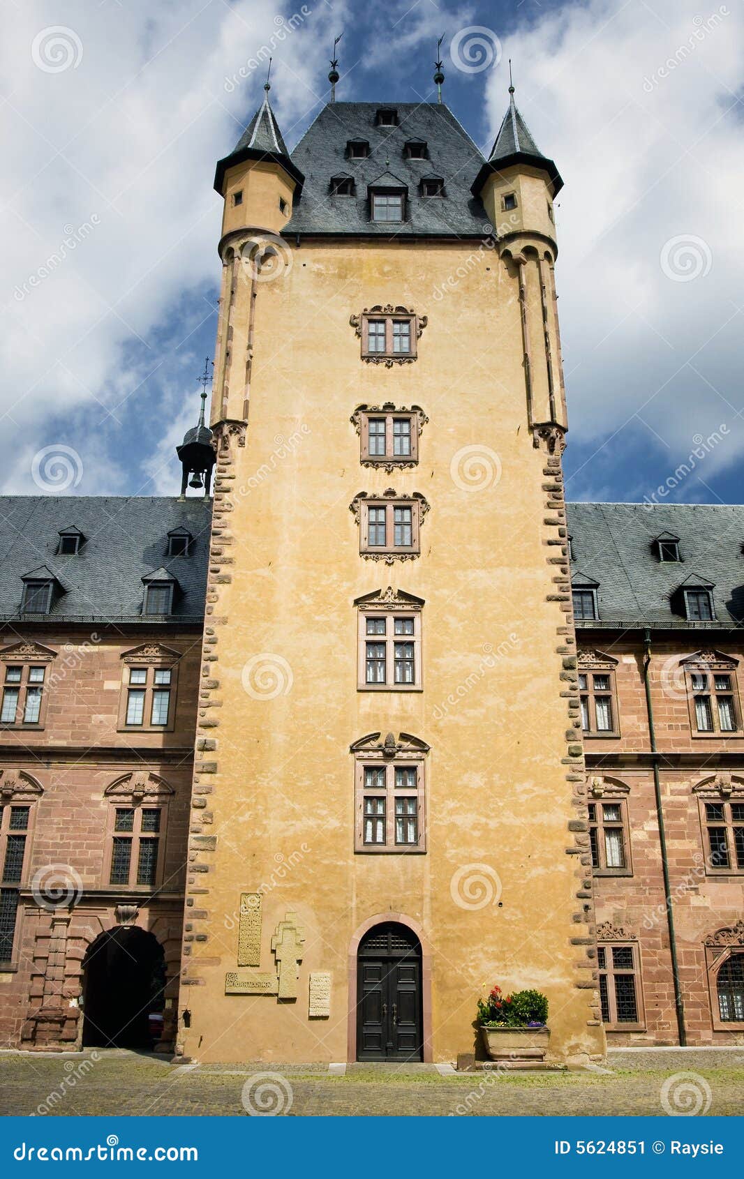 Main tower of castle stock image. Image of building, nature - 5624851
