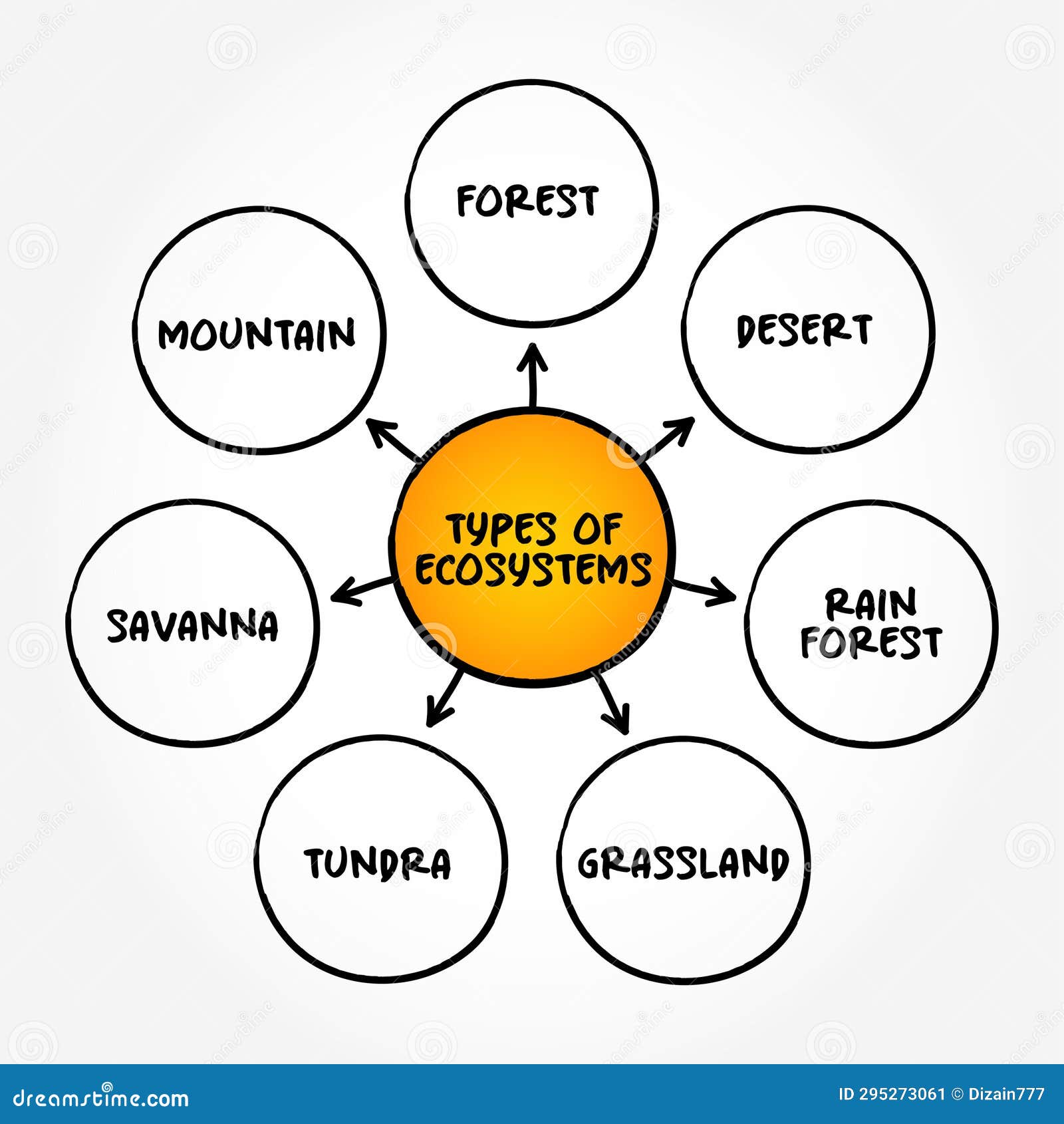 Main Types of Ecosystems - Consists of All the Organisms and the ...