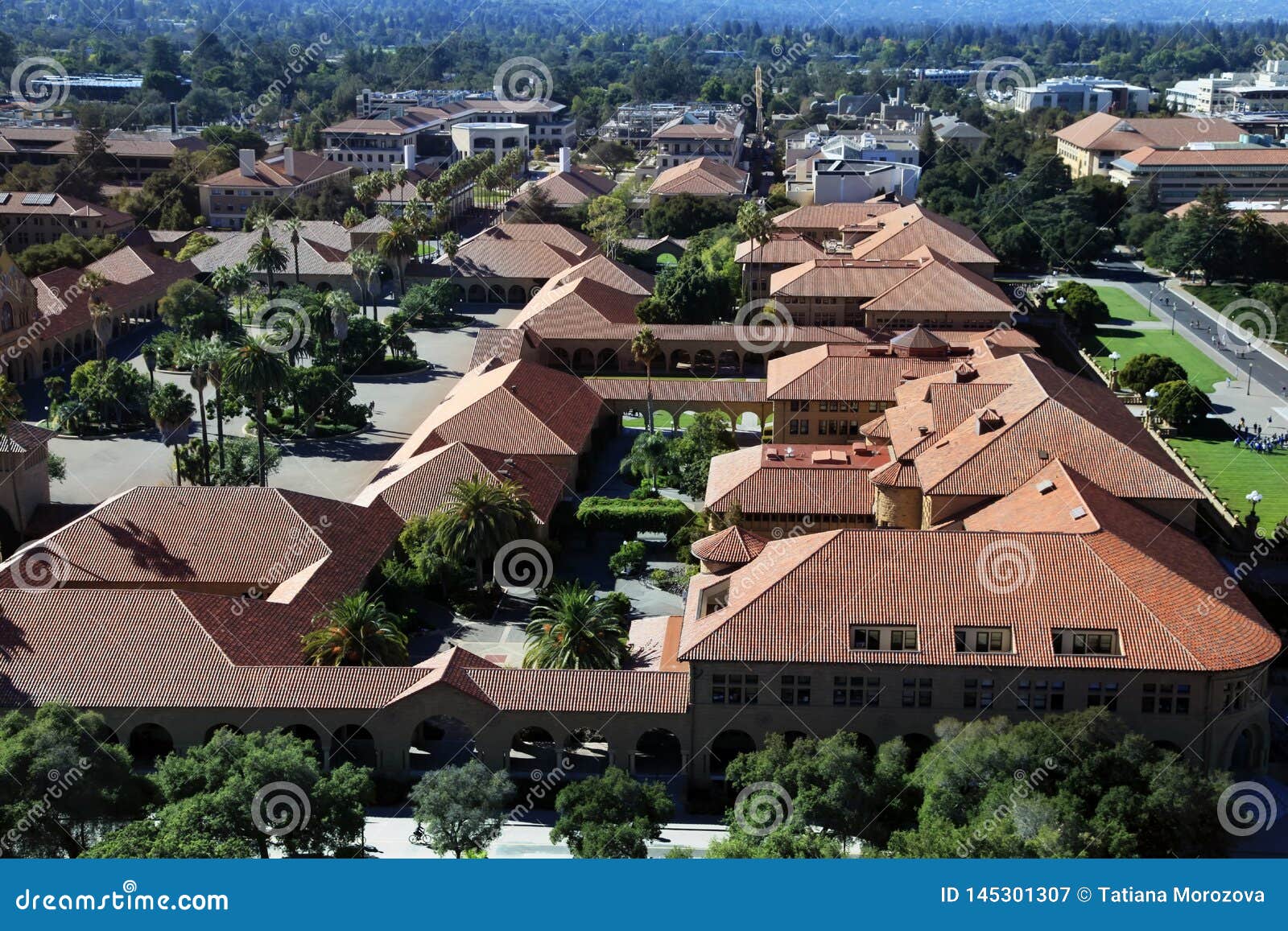 Main View Architecture in Stanford University Editorial Photography ...