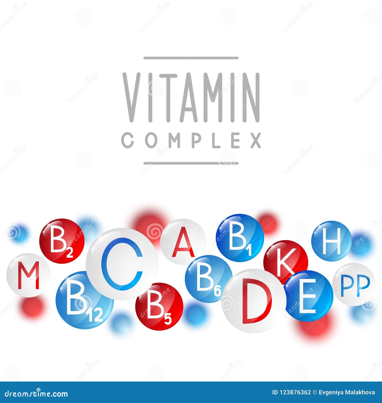 13 Main Vitamins, Their Titles And Food Sources In Circle Shape ...