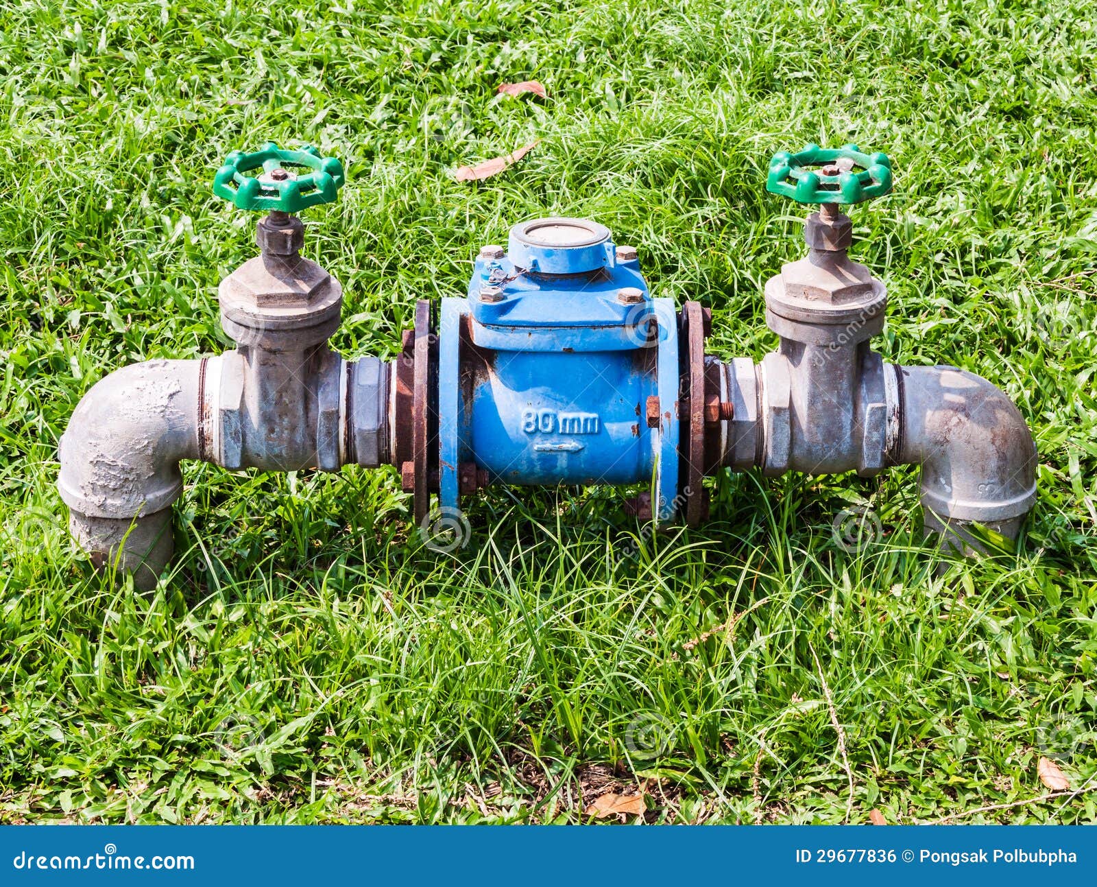 Main water meter stock photo. Image of faucet, barrel - 29677836