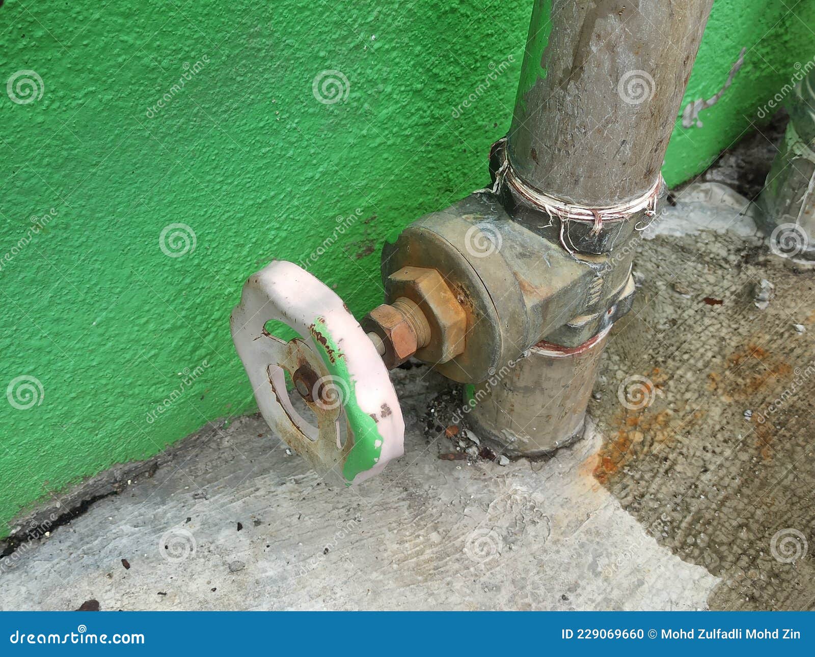 Main Water Supply Stopcock for Building Stock Photo - Image of stop ...