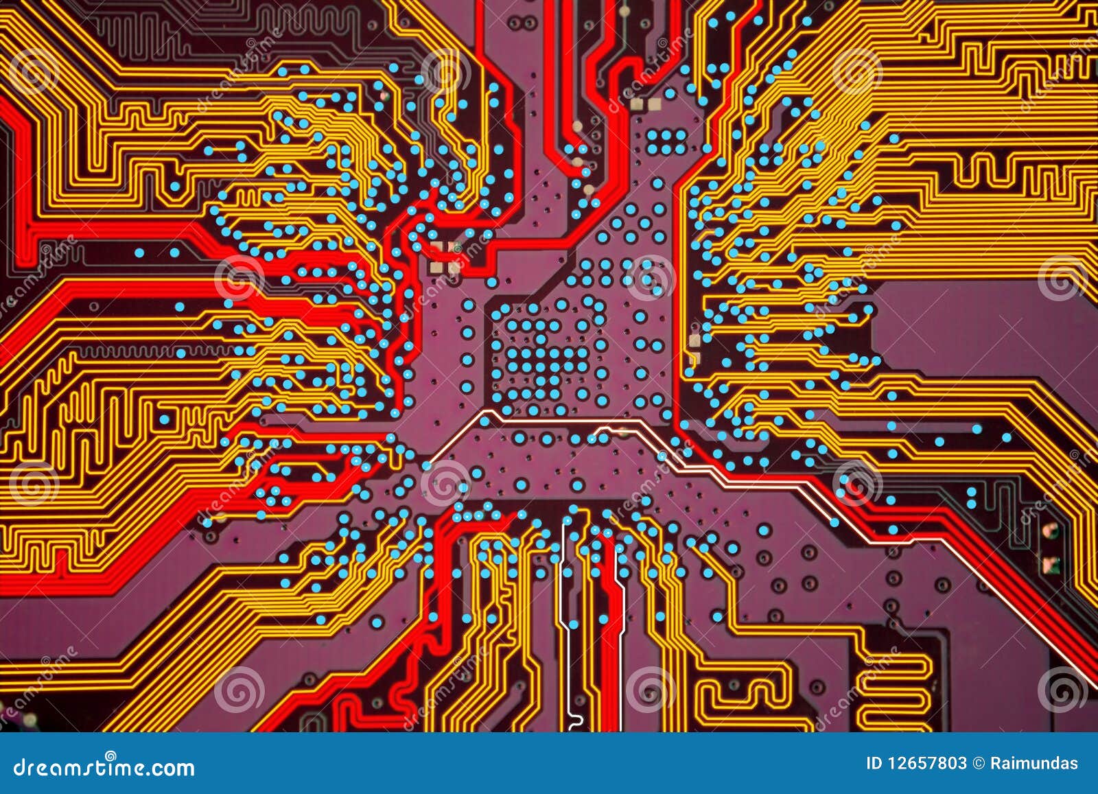 Mainboard stock illustration. Illustration of board, cables - 12657803