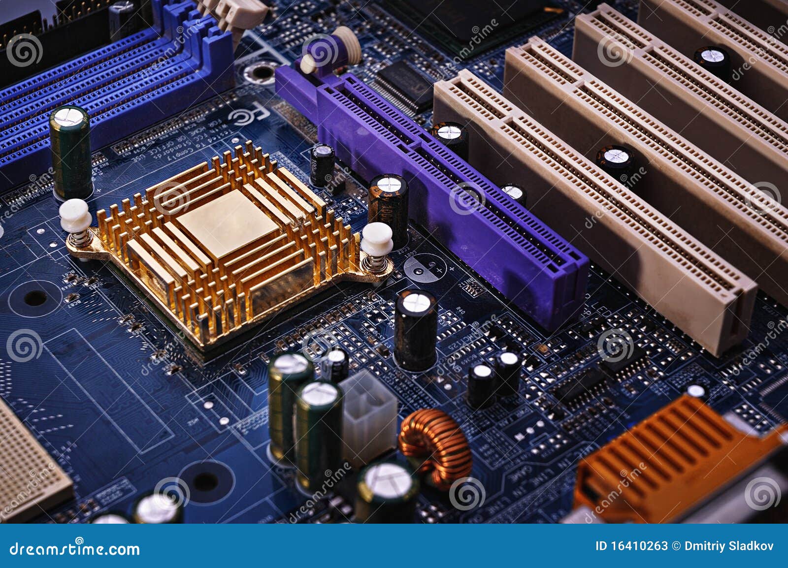 Mainboard imagen de archivo. Imagen de ordenador, tarjeta - 16410263