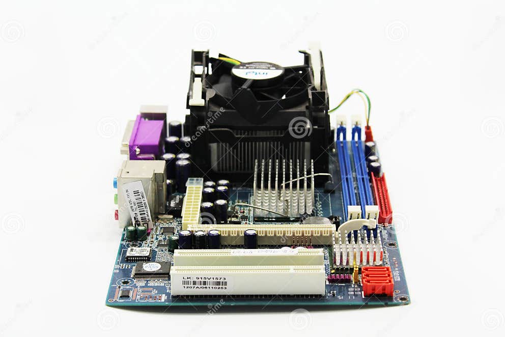 Mainboard imagen de archivo. Imagen de circuitos, componente - 40763767
