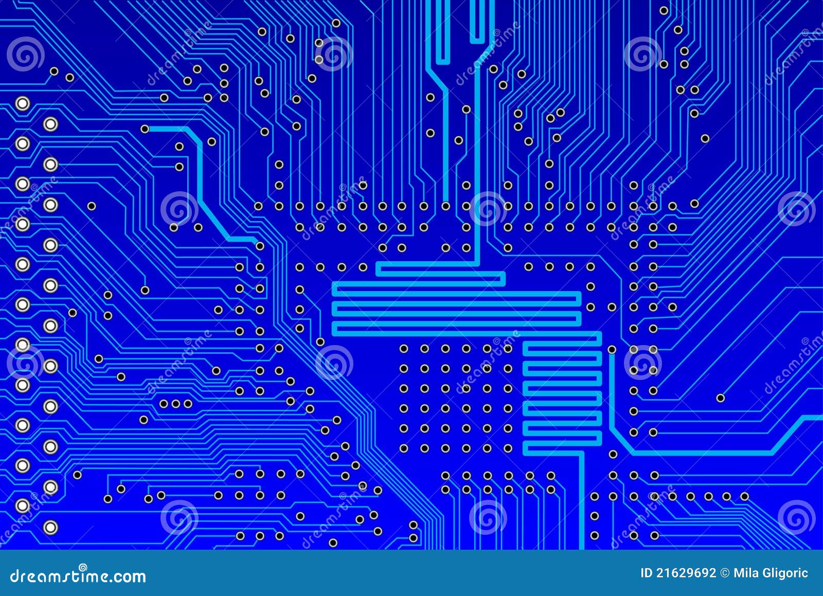 Mainboard back stock vector. Illustration of mother, monitor - 21629692