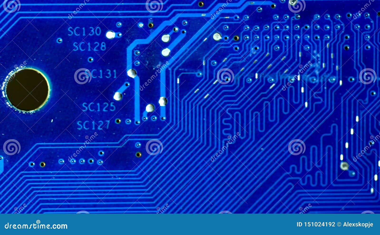 Mainboard Circuit Board Close Up Stock Photo - Image of chips ...