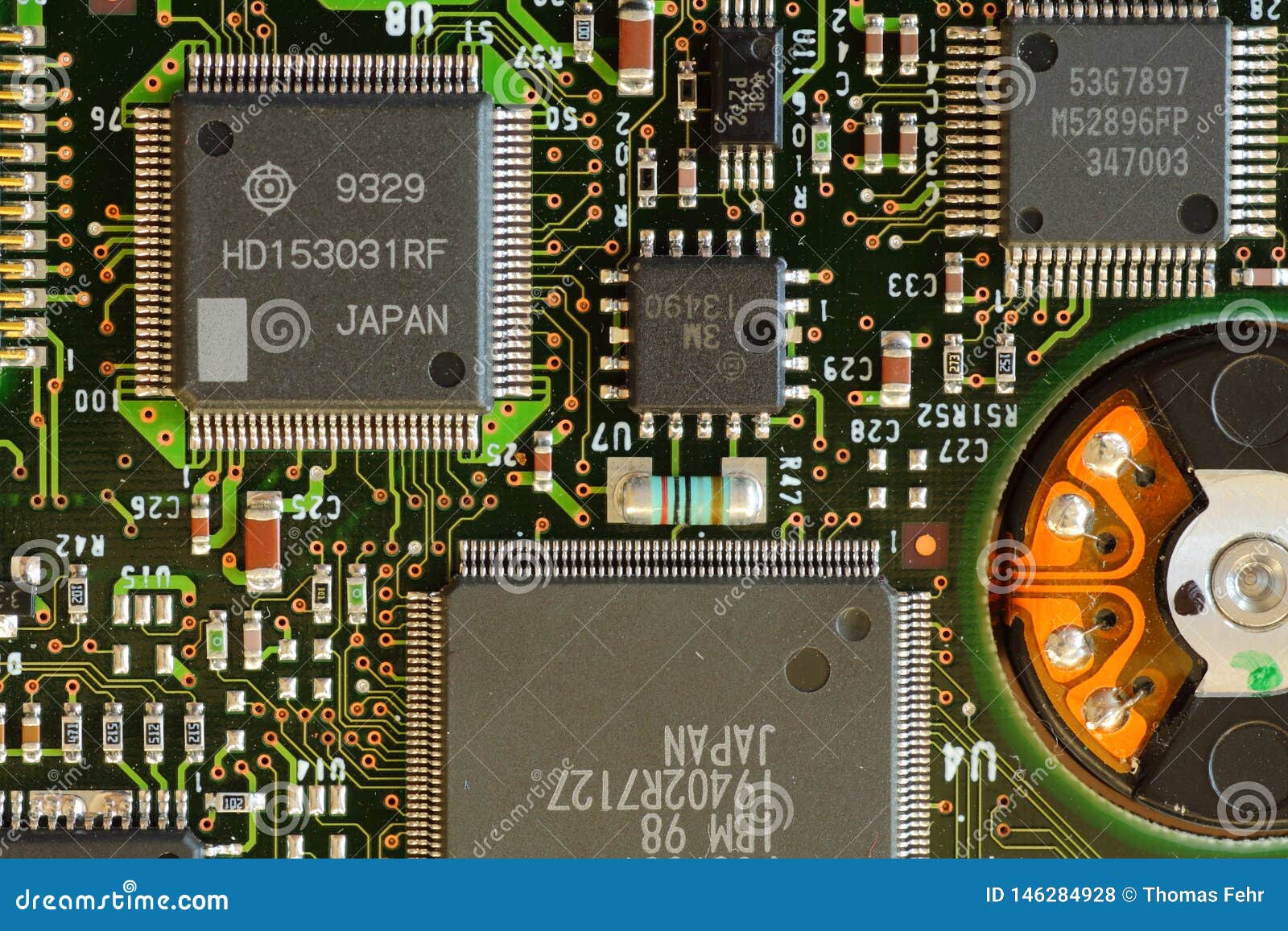 Mainboard of a computer stock photo. Image of chip, chips - 146284928