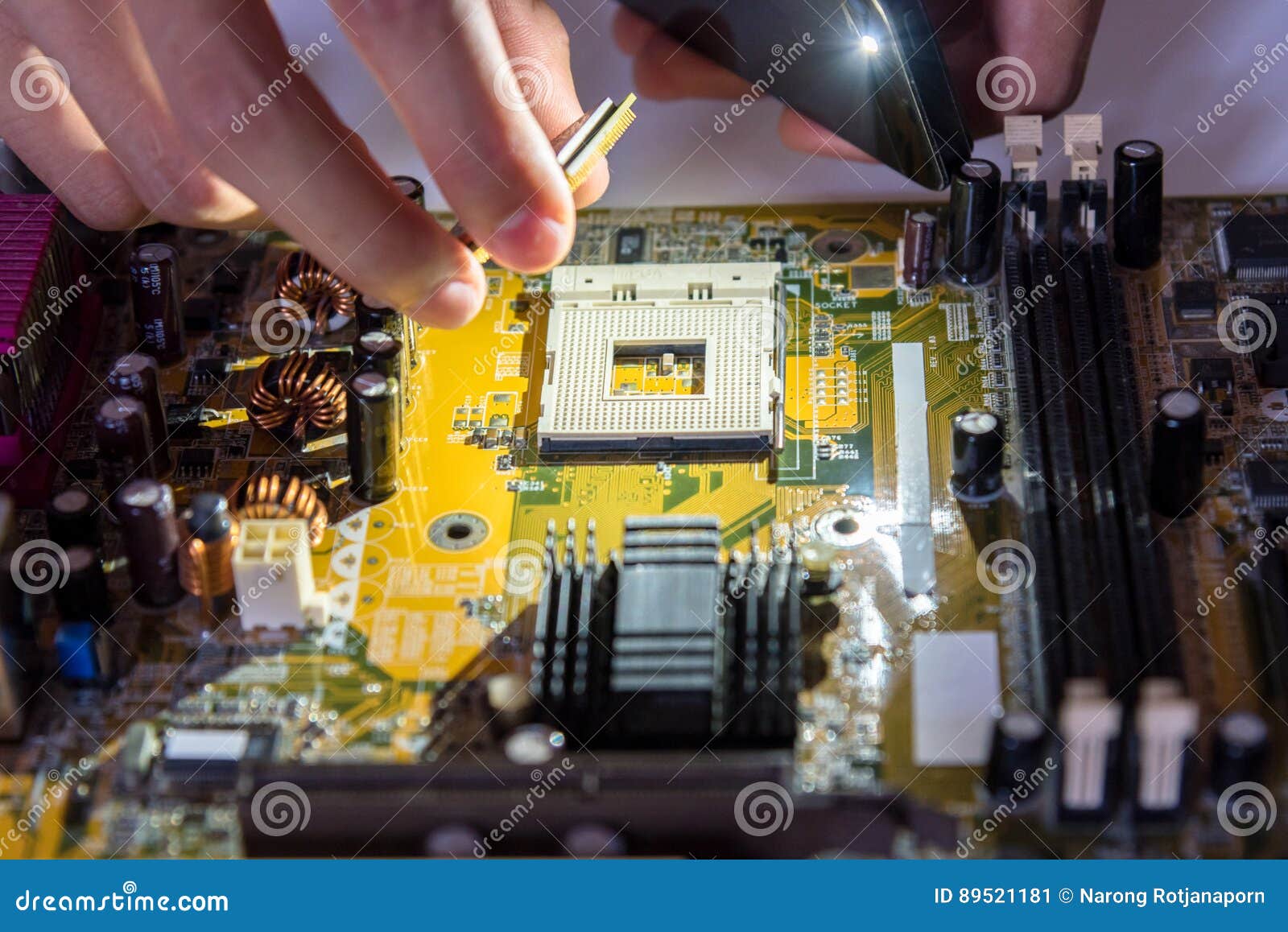 A Mainboard Main Board,cpu Motherboard,logic Board,system Board or Mobo ...