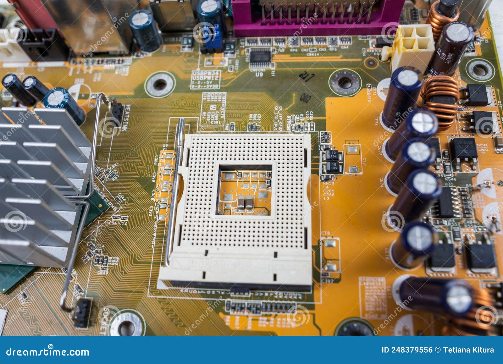 A Mainboard Main Board,cpu Motherboard,logic Board,system Board Or Mobo ...