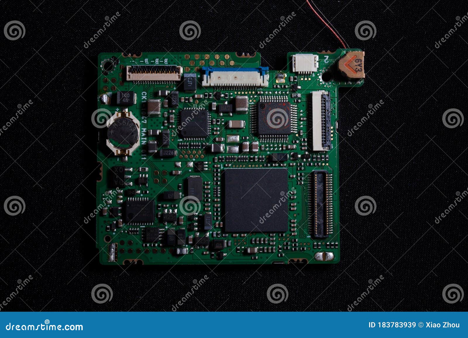 Main board and micro chips stock image. Image of mainboard - 183783939