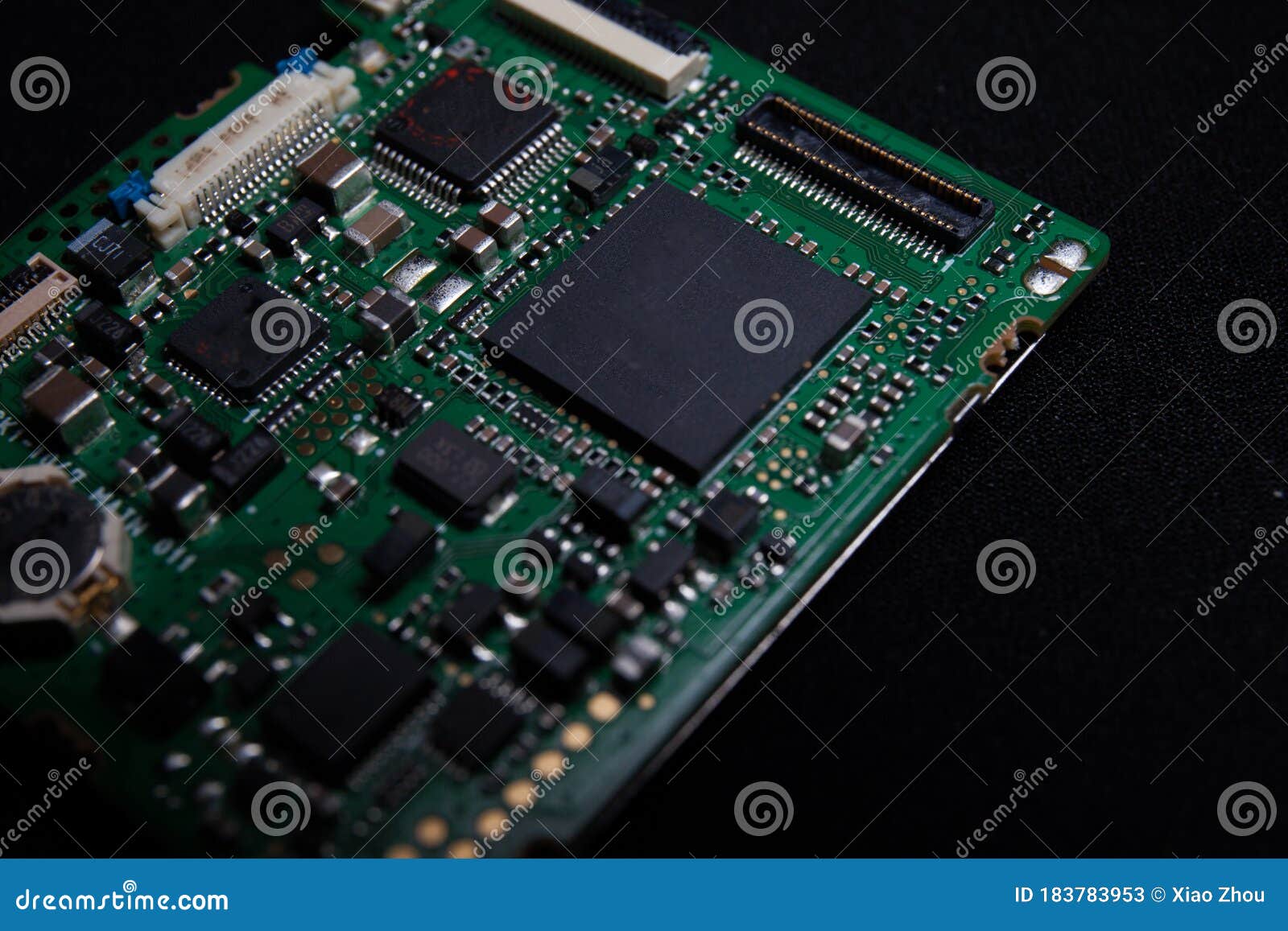 Main board and micro chips stock image. Image of optical - 183783953