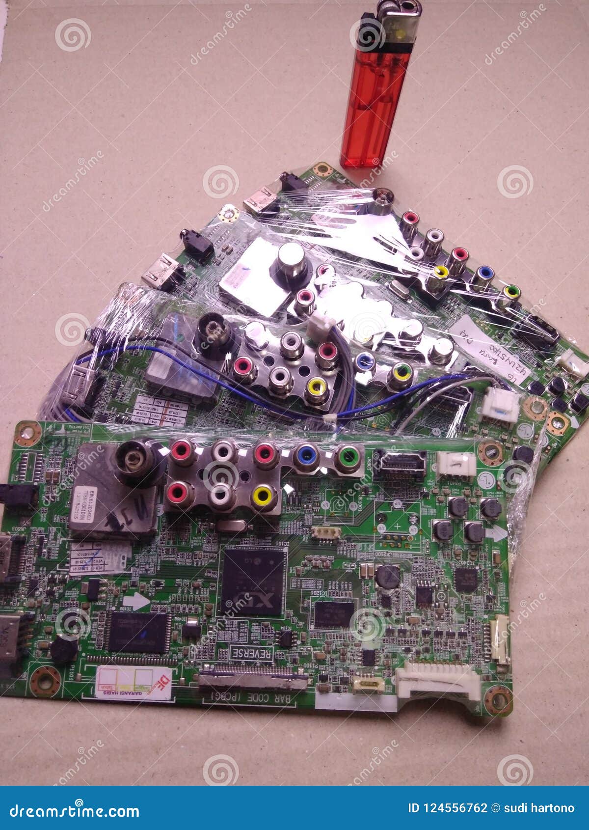 Mainboard TV editorial photography. Image of mainboard - 124556762