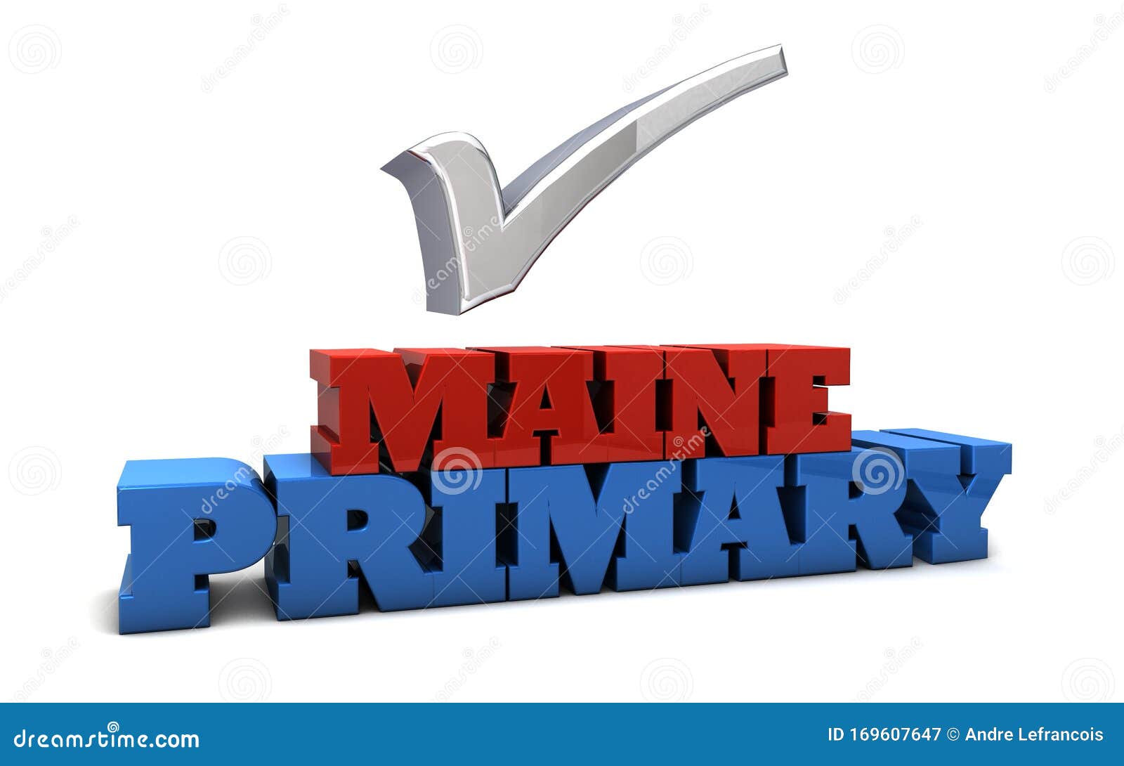 Maine Primary Stock Image | CartoonDealer.com #169607647