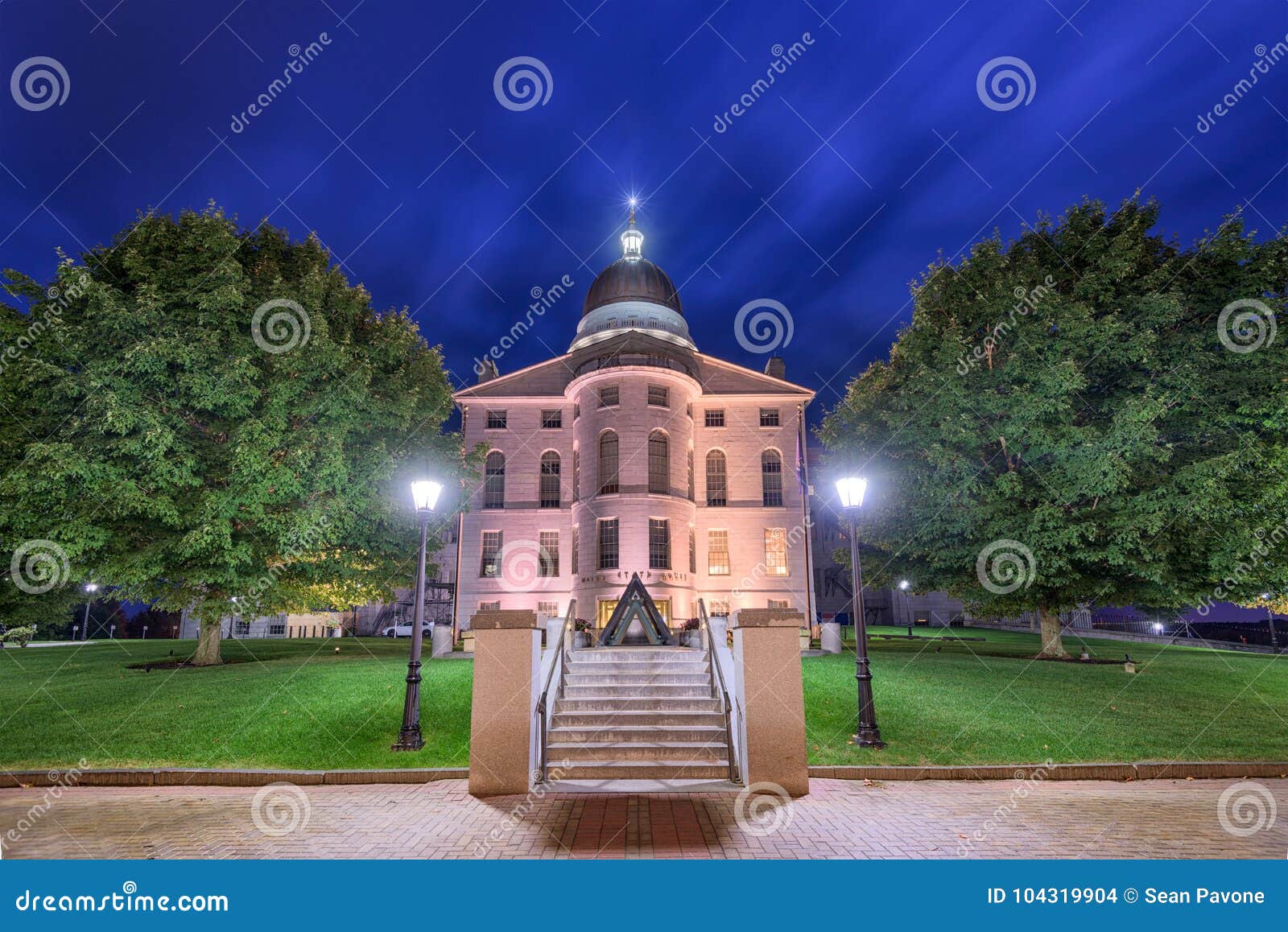 Maine State House stock photo. Image of foliage, england - 104319904