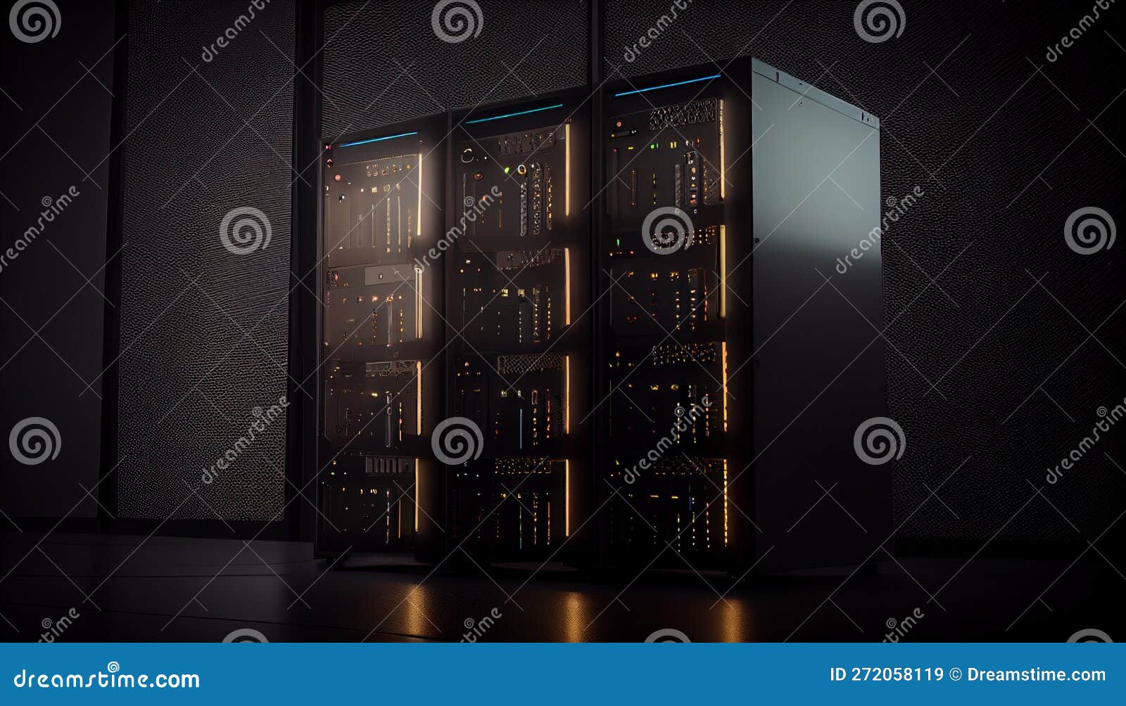 Mainframe computer server stock illustration. Illustration of ...