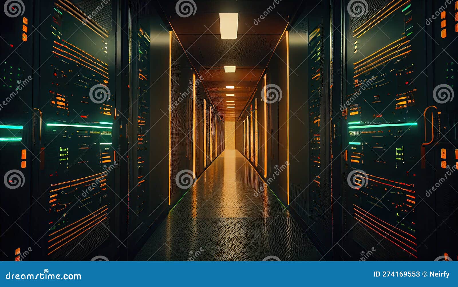 Mainframe computer server stock illustration. Illustration of security ...