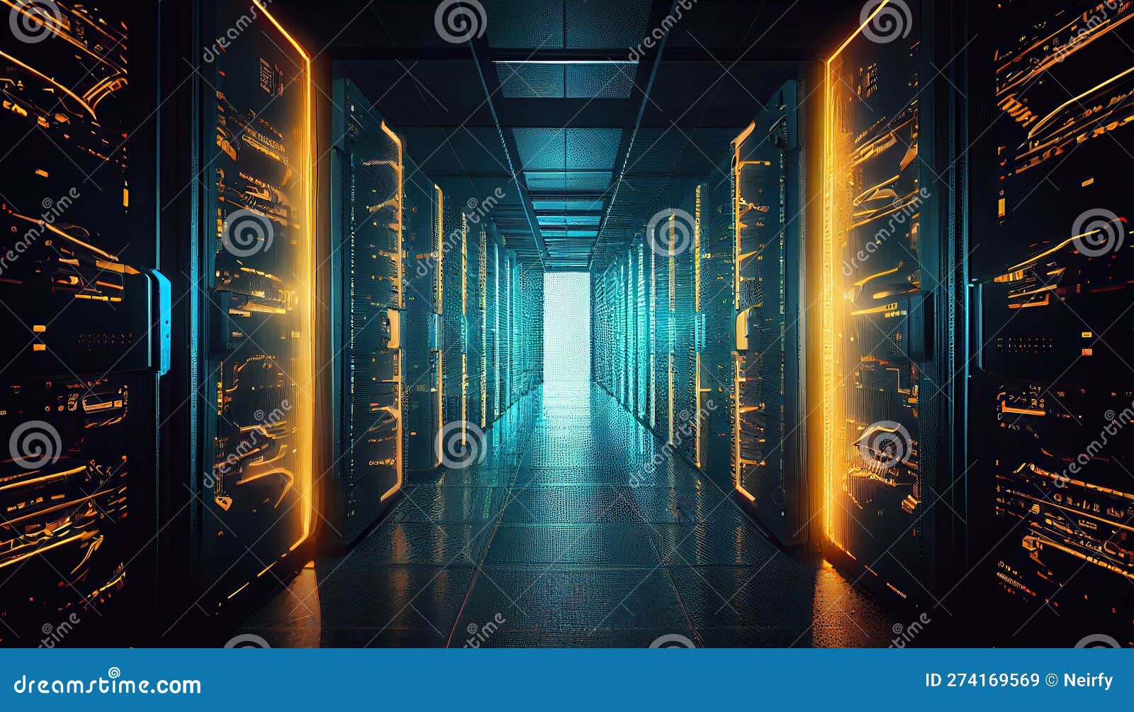Mainframe computer server stock illustration. Illustration of security ...