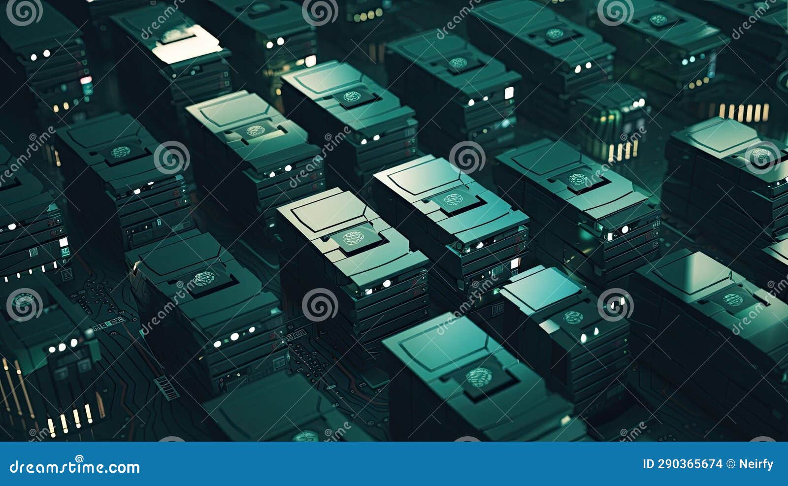 Mainframe computer server stock photo. Image of business - 290365674