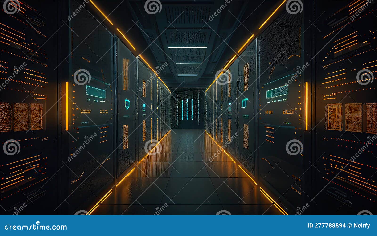 Mainframe computer server stock illustration. Illustration of security ...