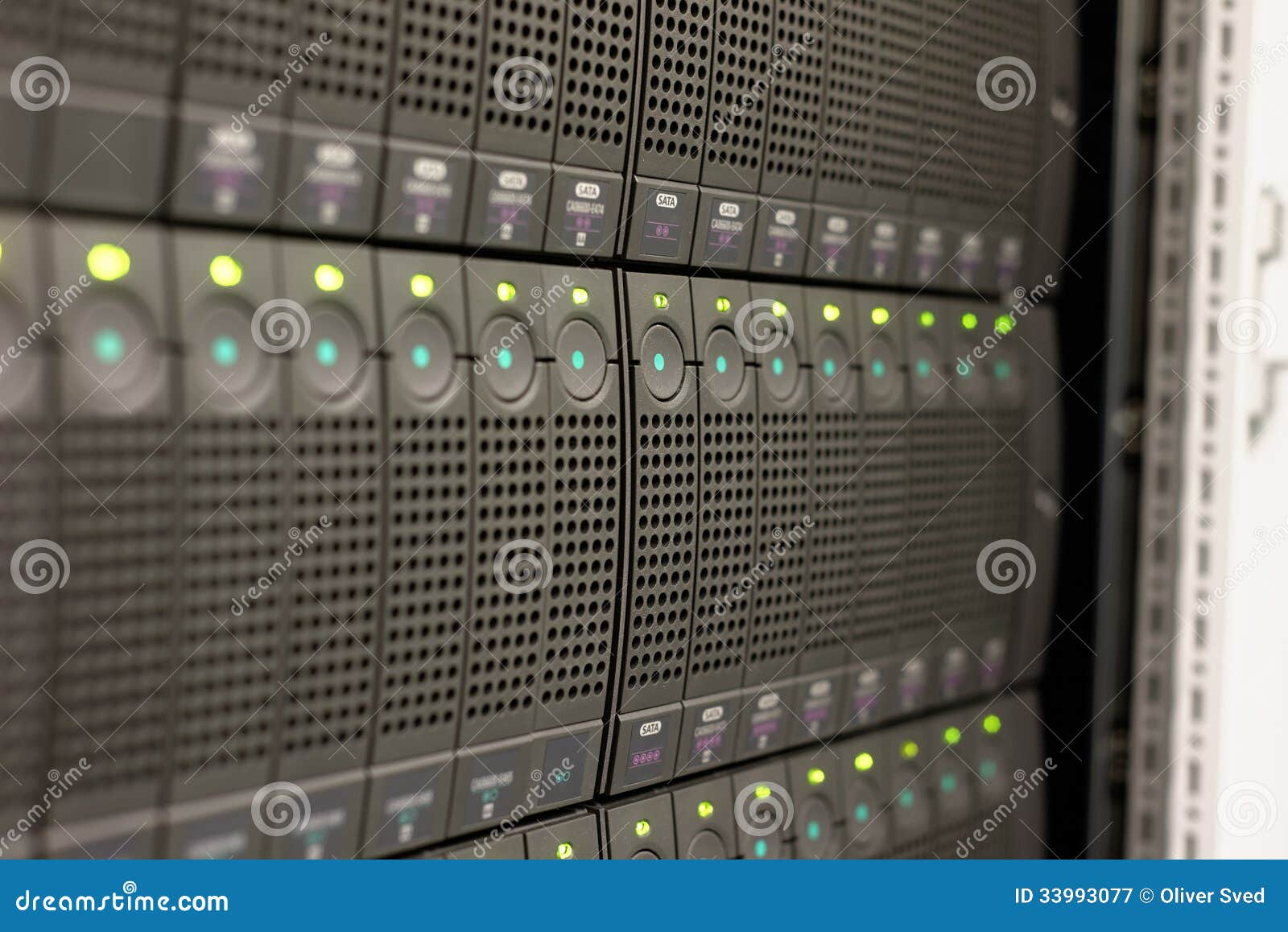Mainframe of a data server stock image. Image of service - 33993077