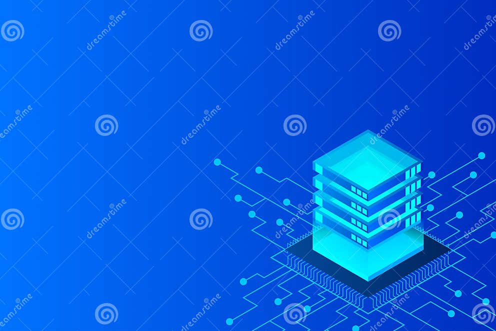 Mainframe, Powered Server, High Technology Concept, Data Center, Cloud ...