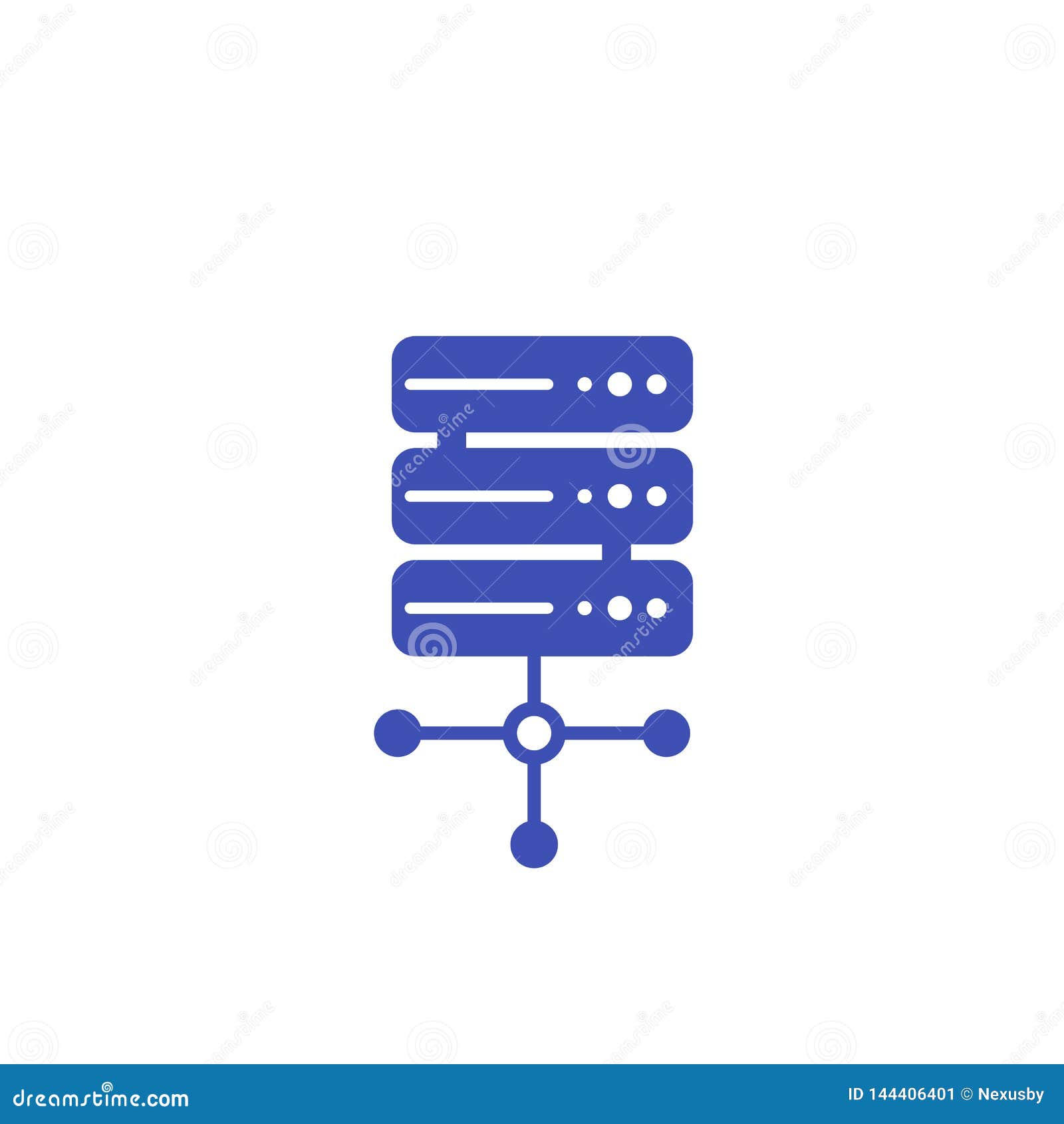 Mainframe, server icon stock vector. Illustration of global - 144406401