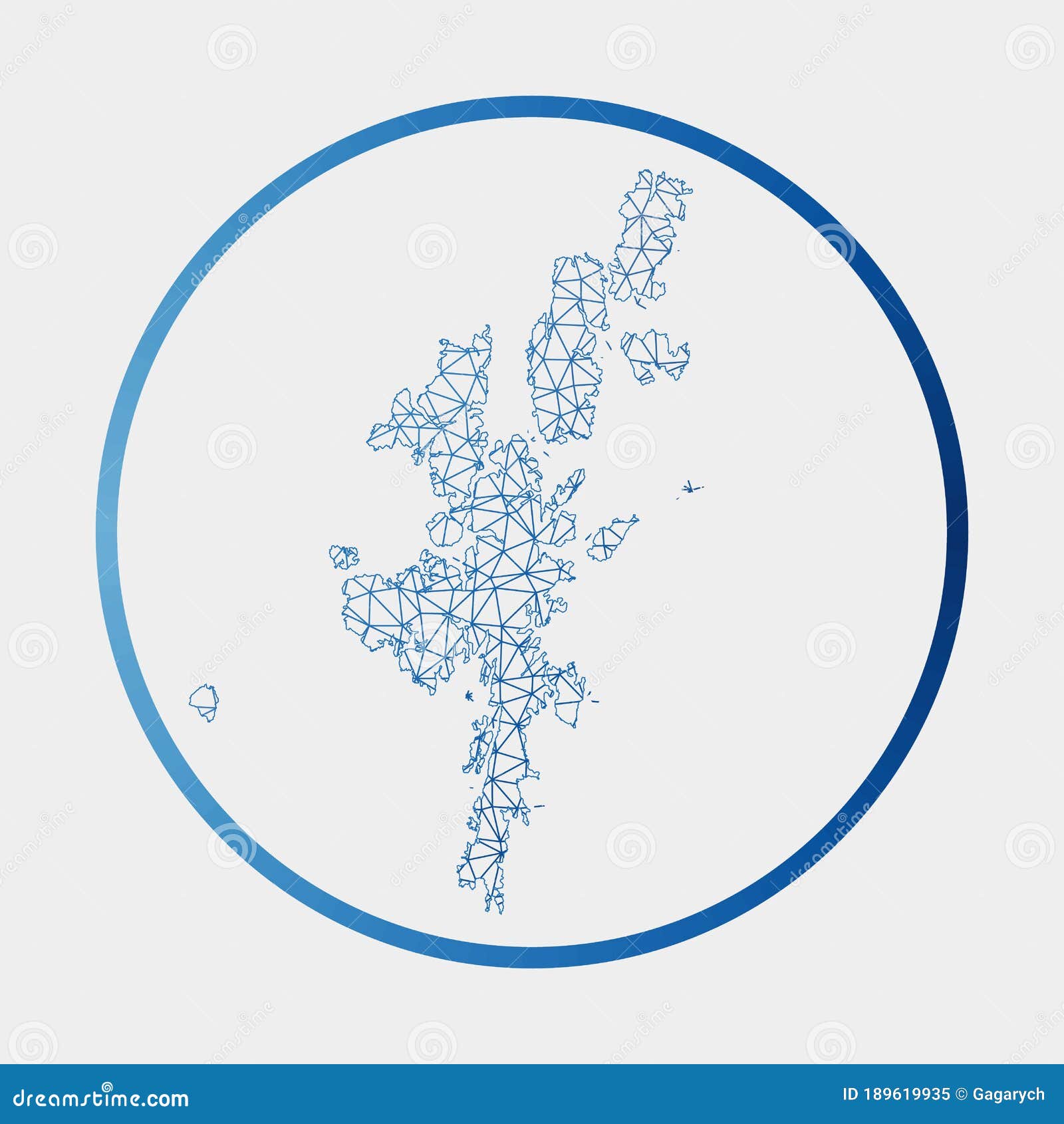 Mainland icon. stock vector. Illustration of landscape - 189619935