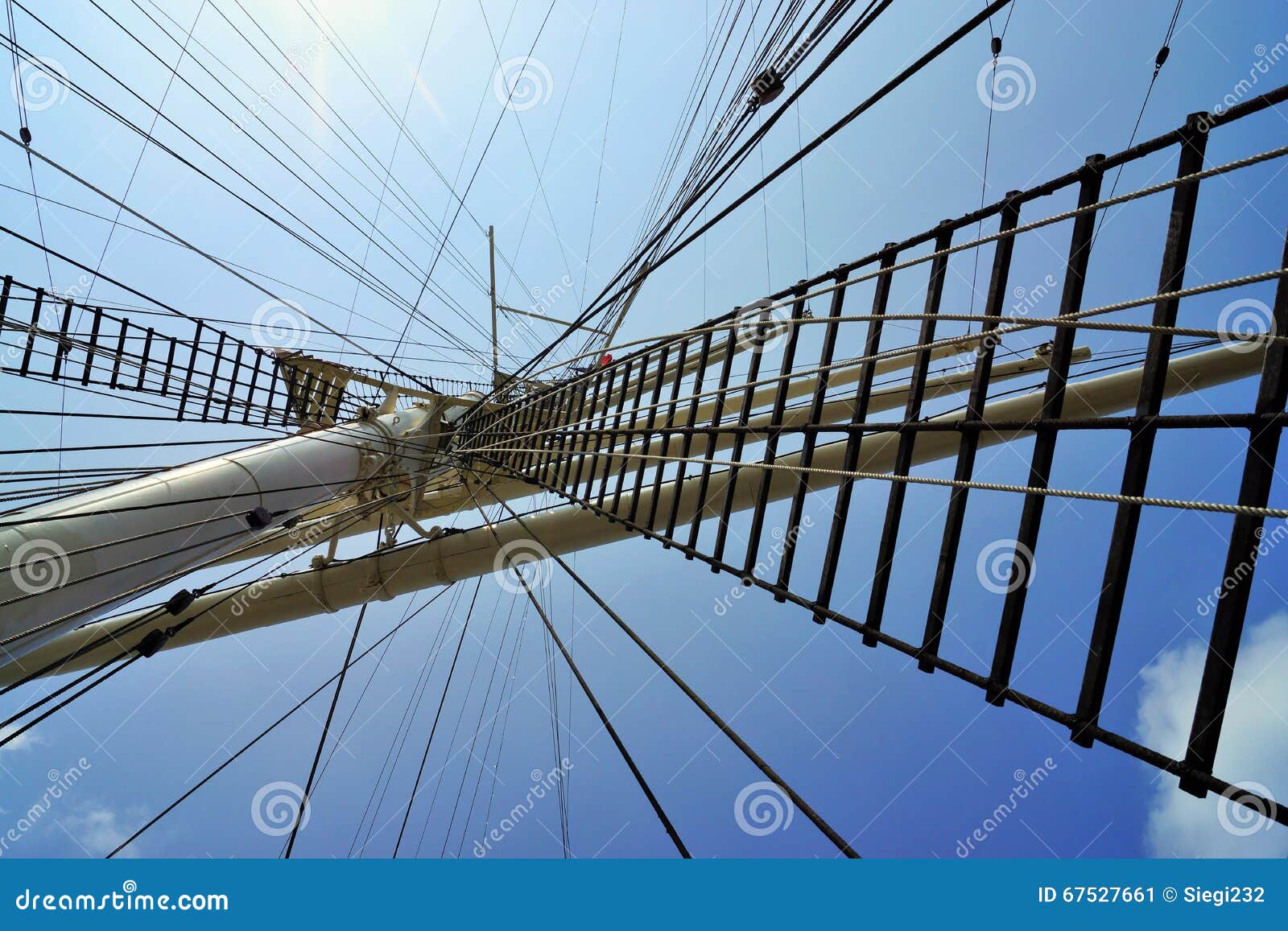 Mainmast stock image. Image of lanyard, masts, canvas - 67527661