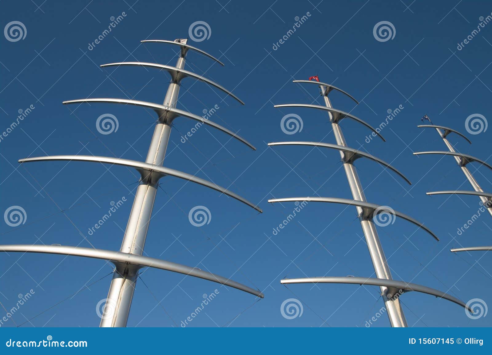 Mainmast Of Modern Warship, Thailand. Stock Photography | CartoonDealer ...