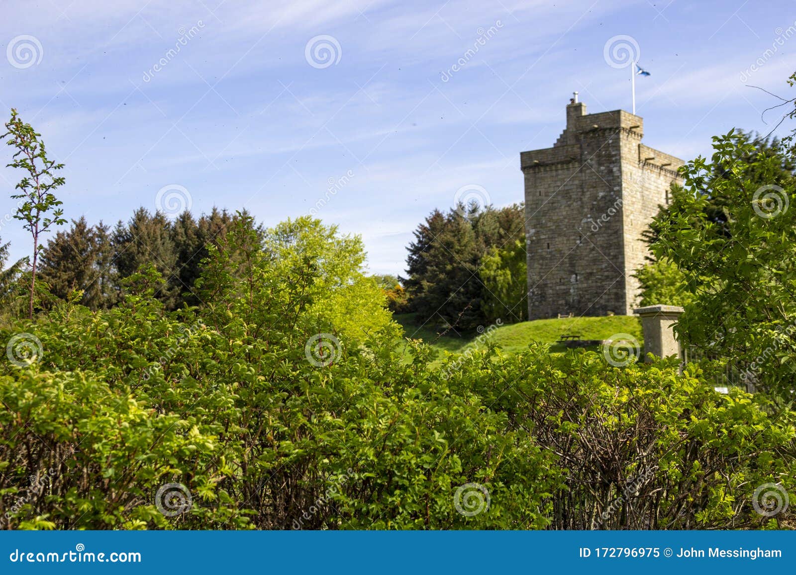 Mains Castle in East Kilbride Editorial Image - Image of tree, kilbride ...