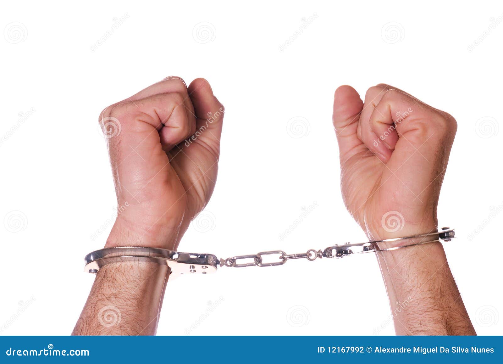 Mains et menottes photo stock. Image du branché, gens - 12167992