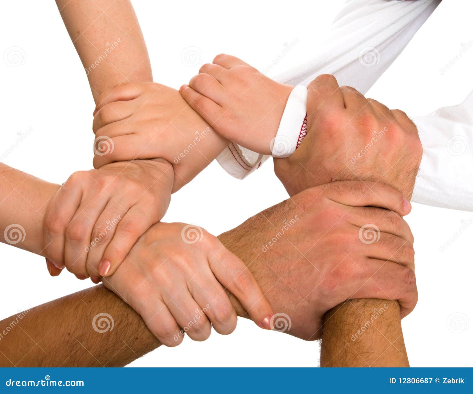 Mains se retenant image stock. Image du portion, cercle - 12806687