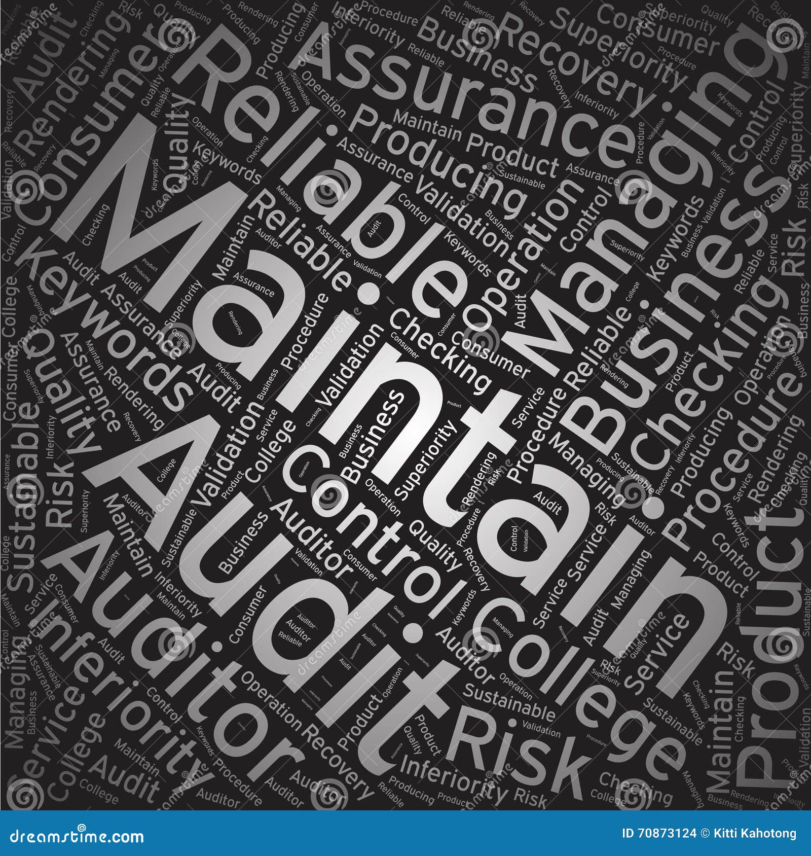 Maintain ,Word Cloud Art Background Stock Vector - Illustration of ...