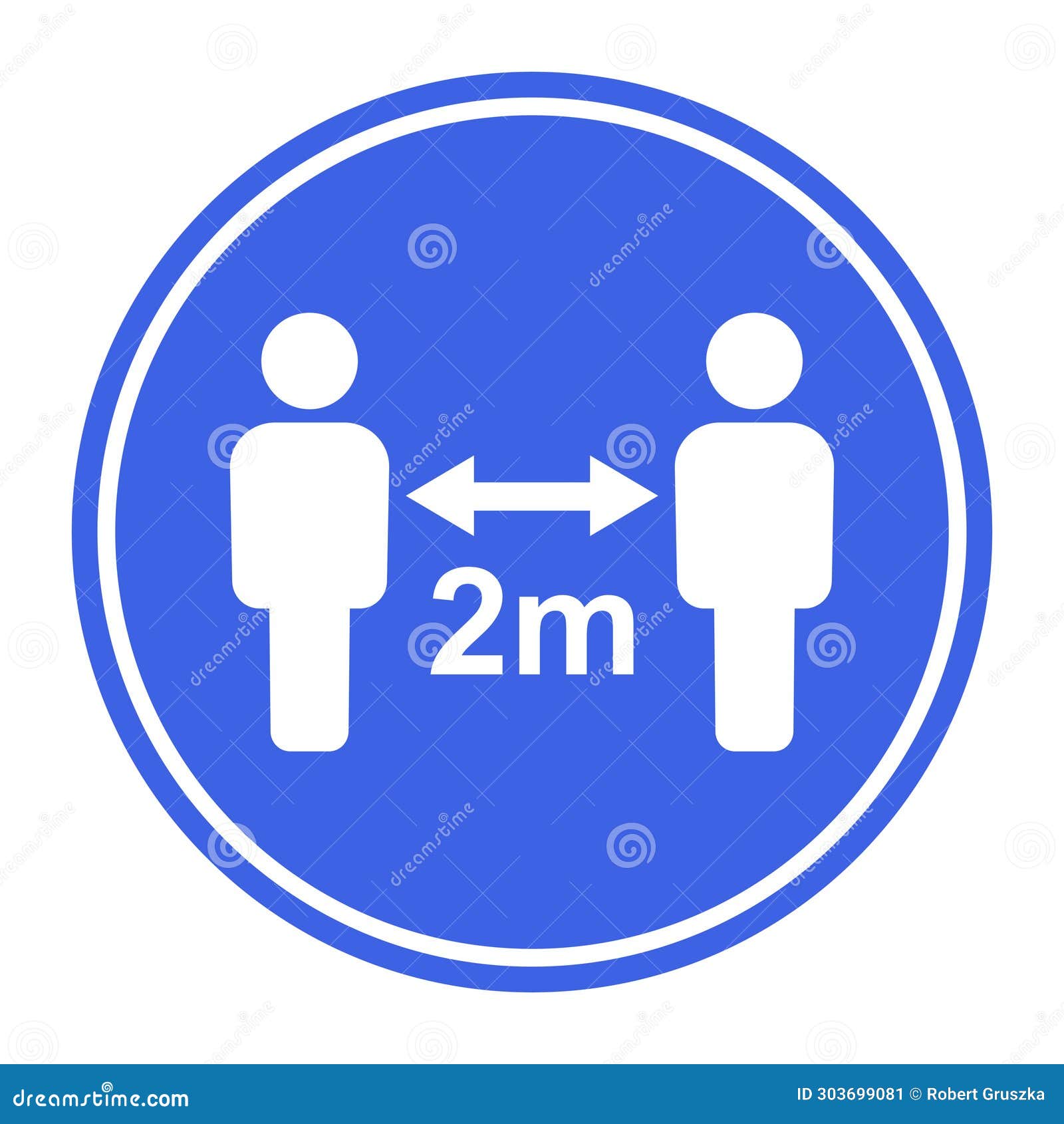 Social distancing icon stock illustration. Illustration of sign - 303699081