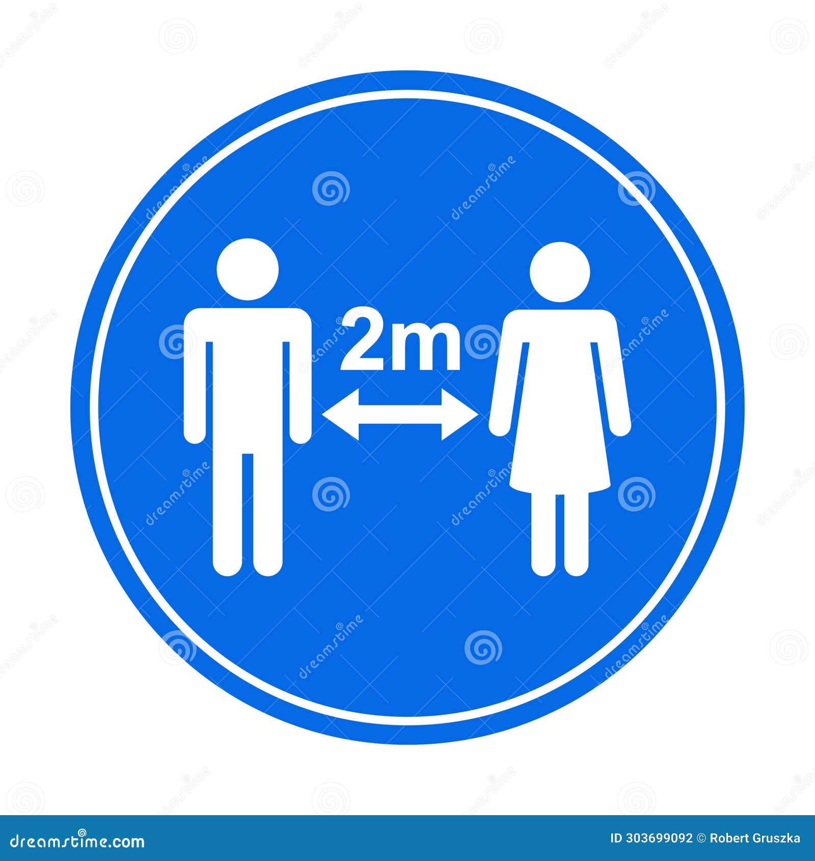 Social distancing icon stock illustration. Illustration of prevention ...