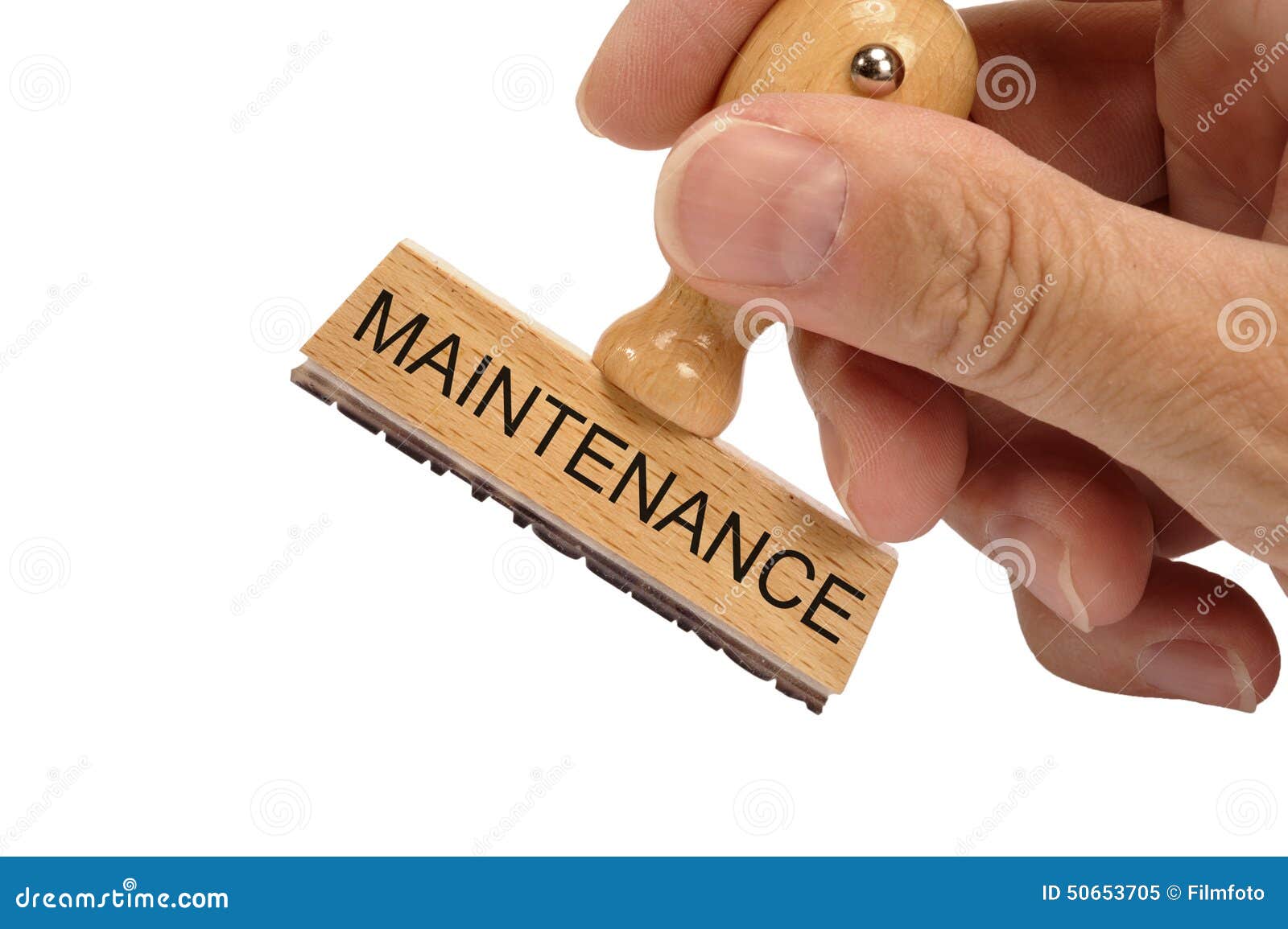 Maintanance image stock. Image du estampille, projet - 50653705