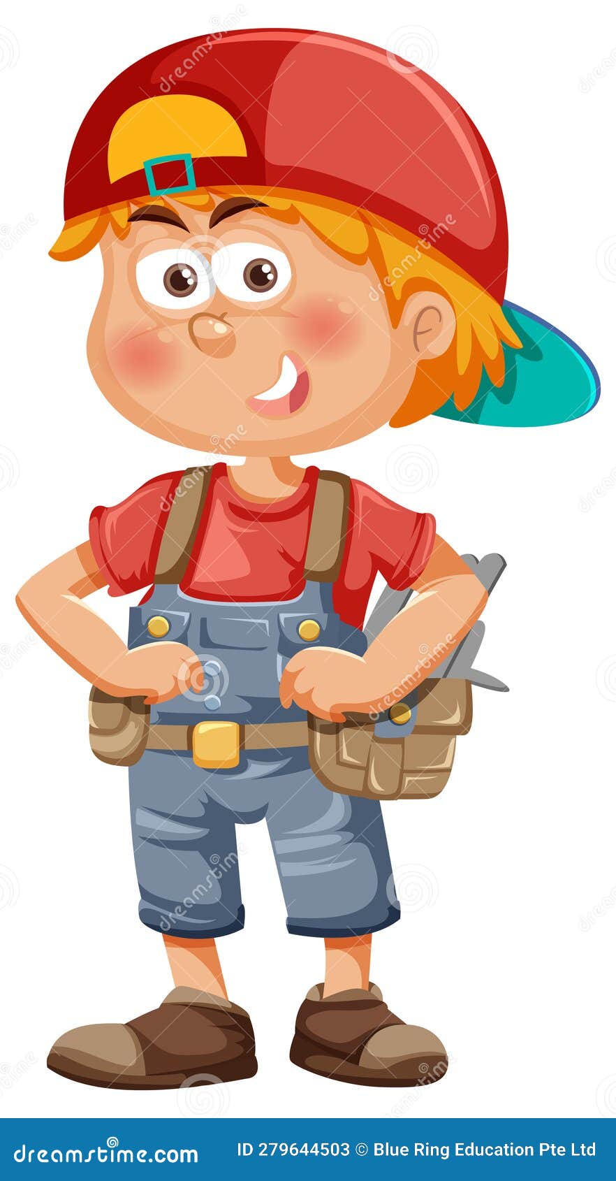 Maintenance Boy Cartoon Character Stock Vector - Illustration of ...