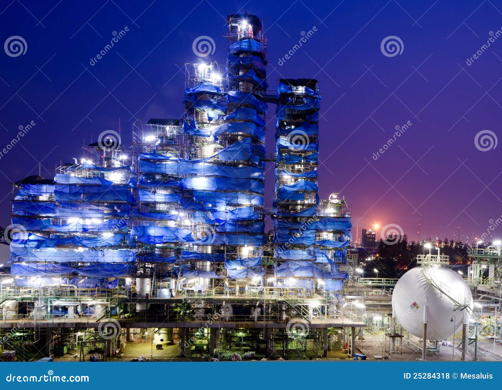 Maintenance column tower stock photo. Image of factory - 25284318