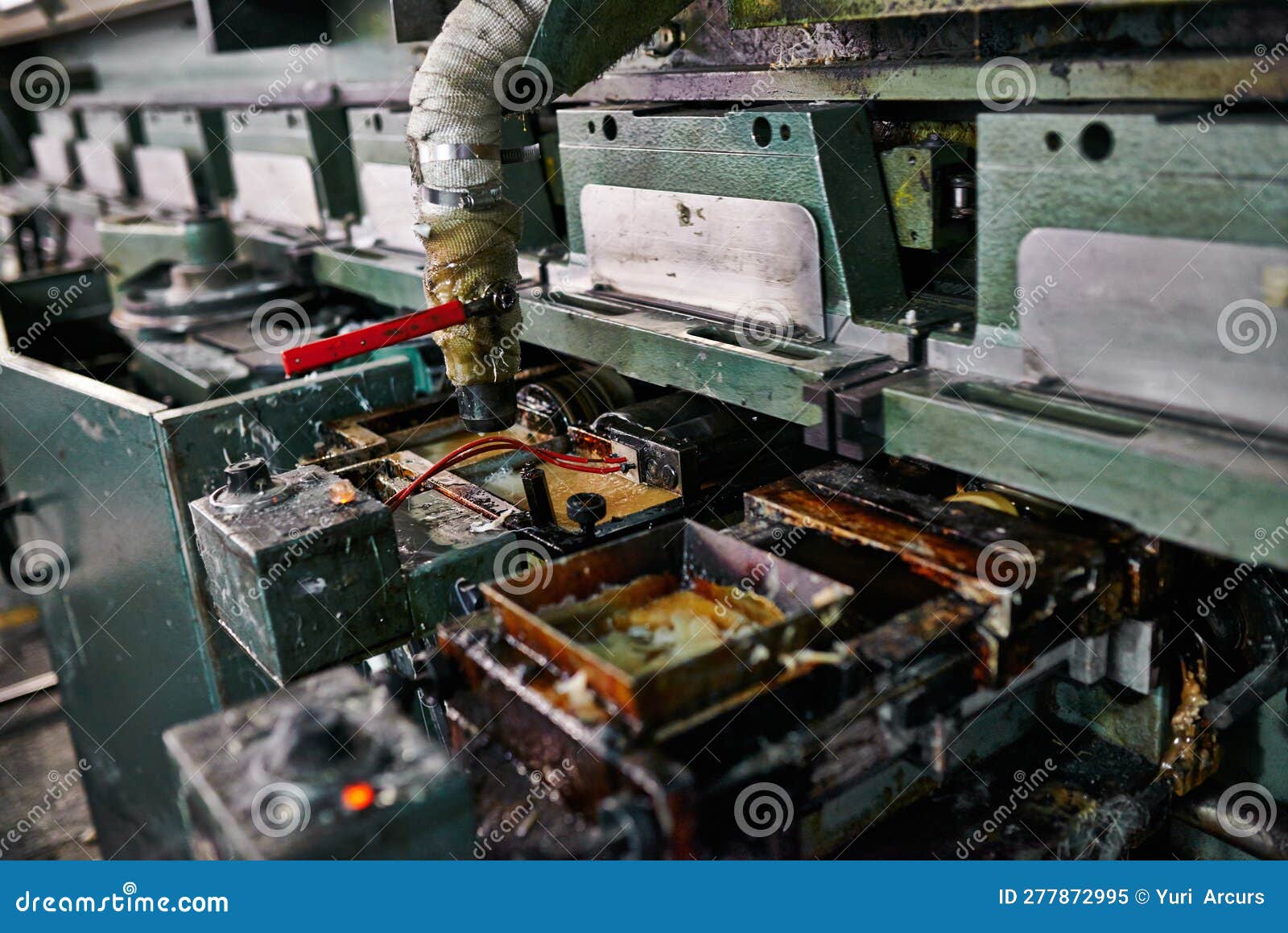 Maintenance is Crucial To a Smooth Running Machine. the Inside of a ...