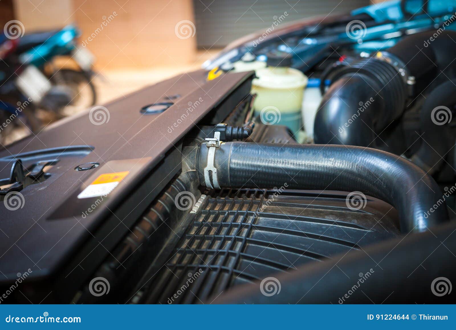 Maintenance of Diesel Engine. Stock Photo - Image of garage, closeup ...