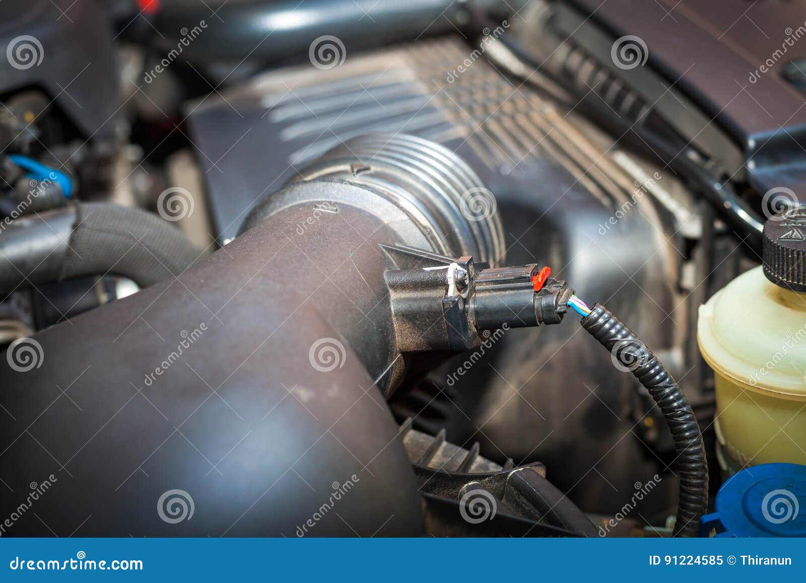 Maintenance of Diesel Engine. Stock Image - Image of fluid, industry ...