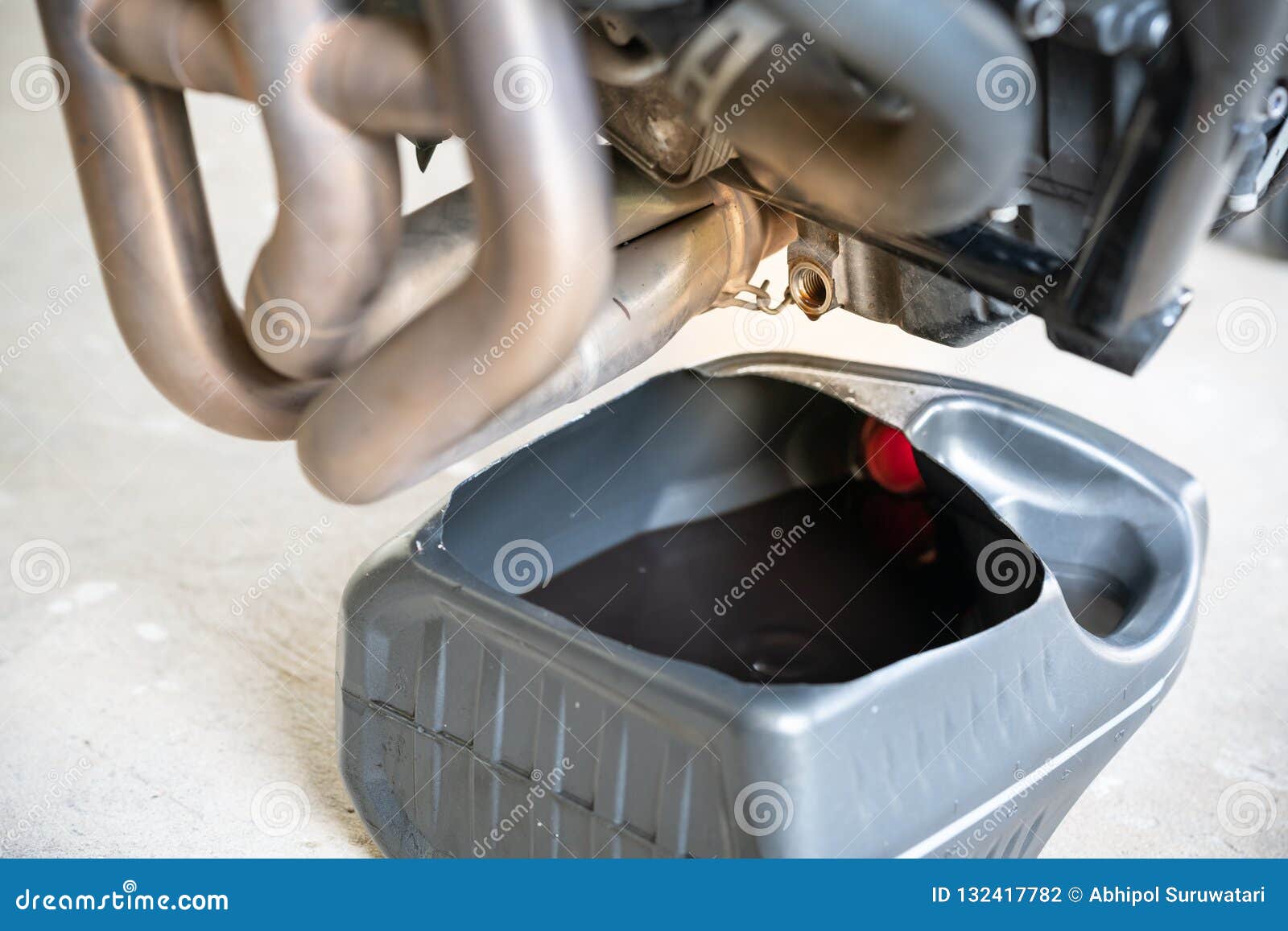 Maintenance Engine Concept : Drain the Old Oil from the Engine through ...