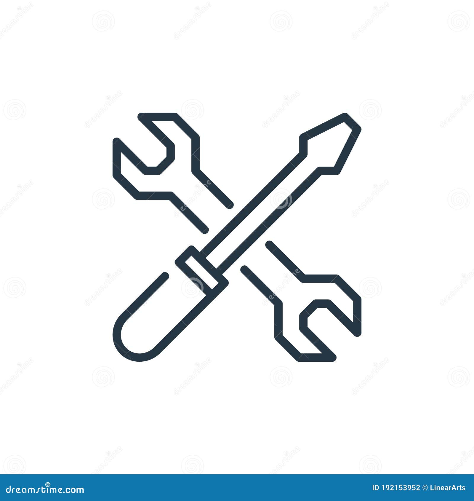 Maintenance Icon Vector from Seo and Marketing Concept. Thin Line ...